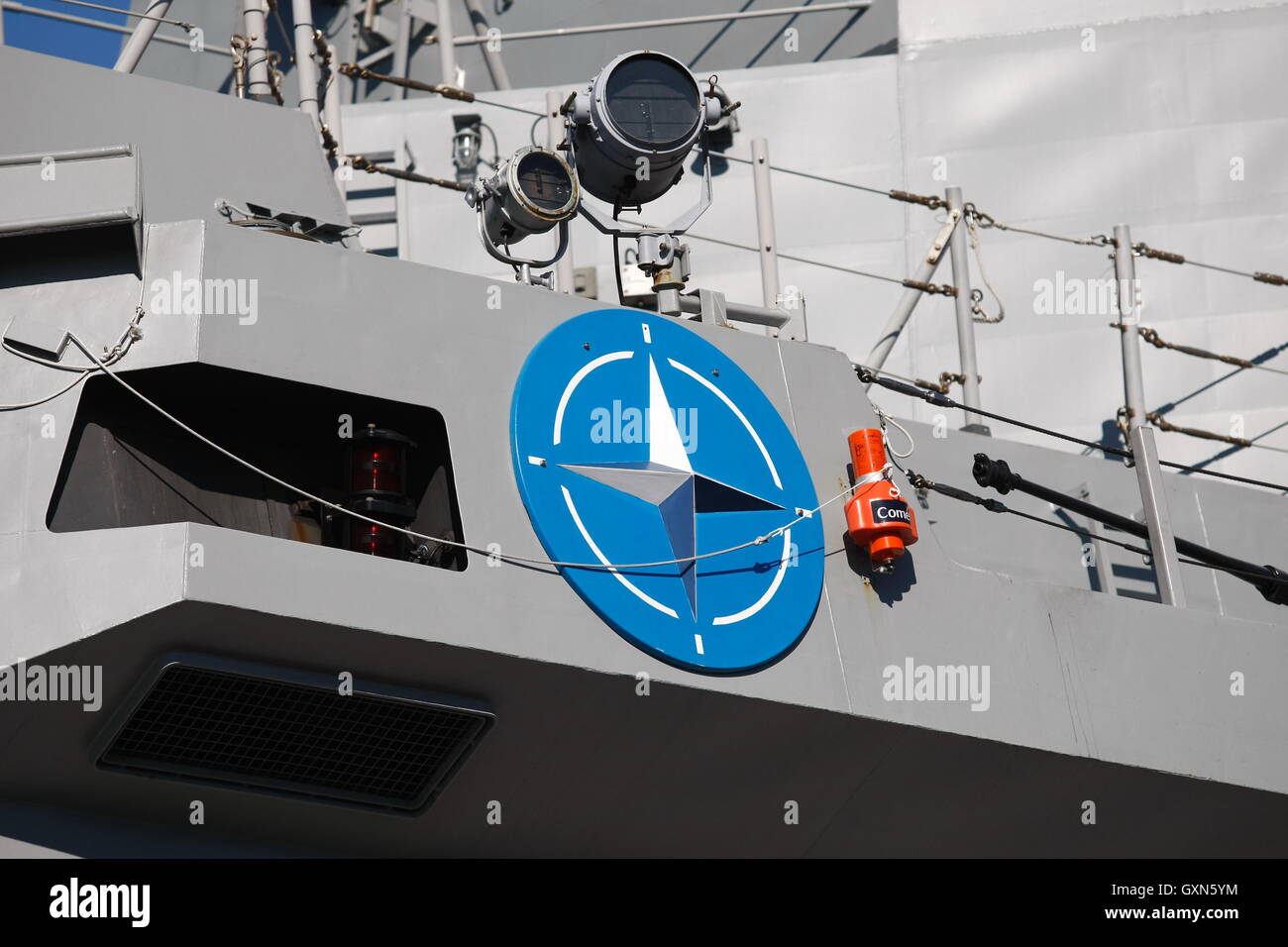 Gdynia, poland 16th, Sept. 2016 3 NATO SNMG-1 frigates - Spanish ESPS ...