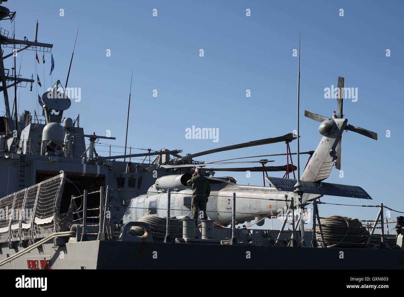 Gdynia, poland 16th, Sept. 2016 3 NATO SNMG-1 frigates - Spanish ESPS ...