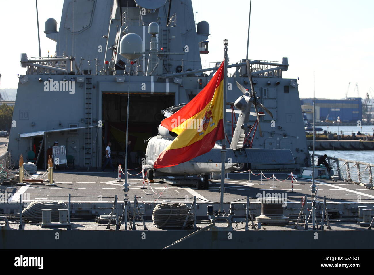 Spanish maritime naval flag hi-res stock photography and images - Alamy