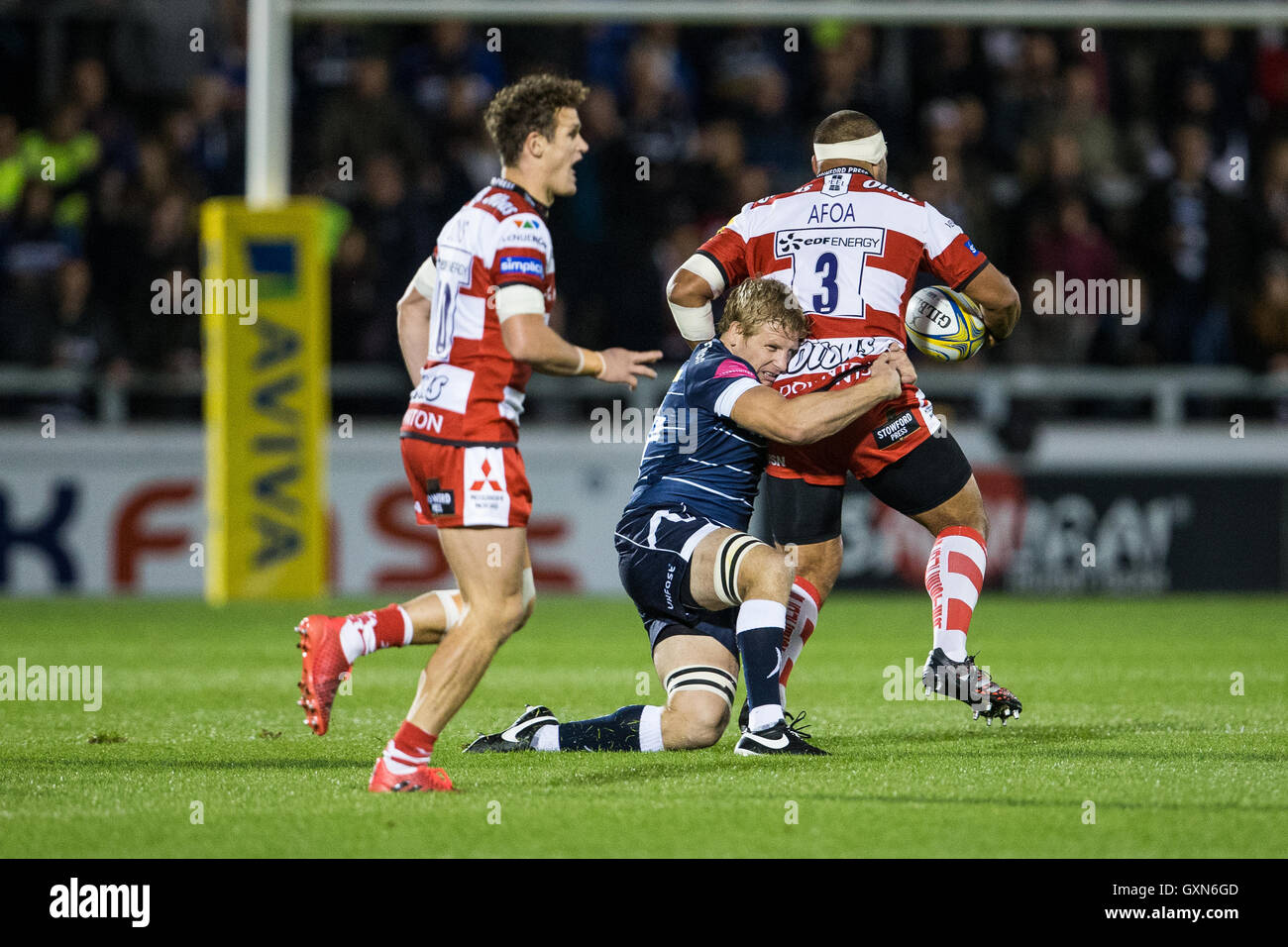 AJ Bell Stadium, Salford, UK. 16th Sep, 2016. Aviva Premiership Rugby ...