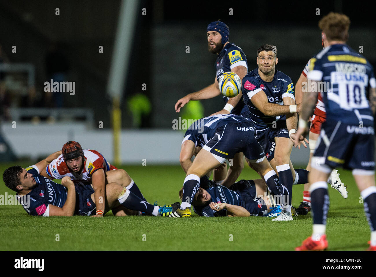 AJ Bell Stadium, Salford, UK. 16th Sep, 2016. Aviva Premiership Rugby ...