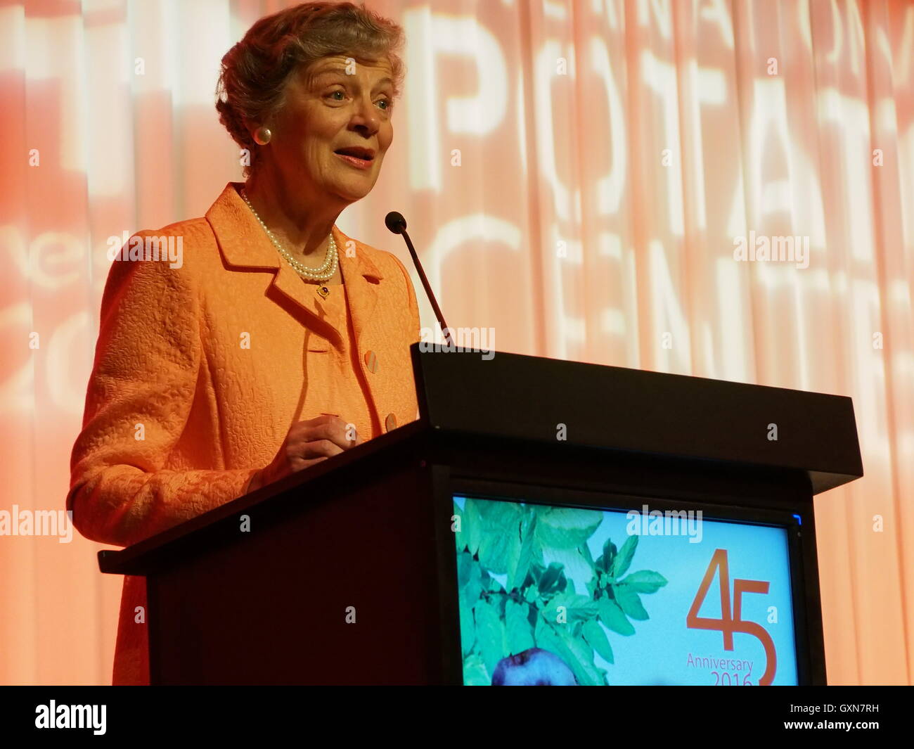 Lima Peru. September 16th, 2016. Nane Annan speech -The International ...