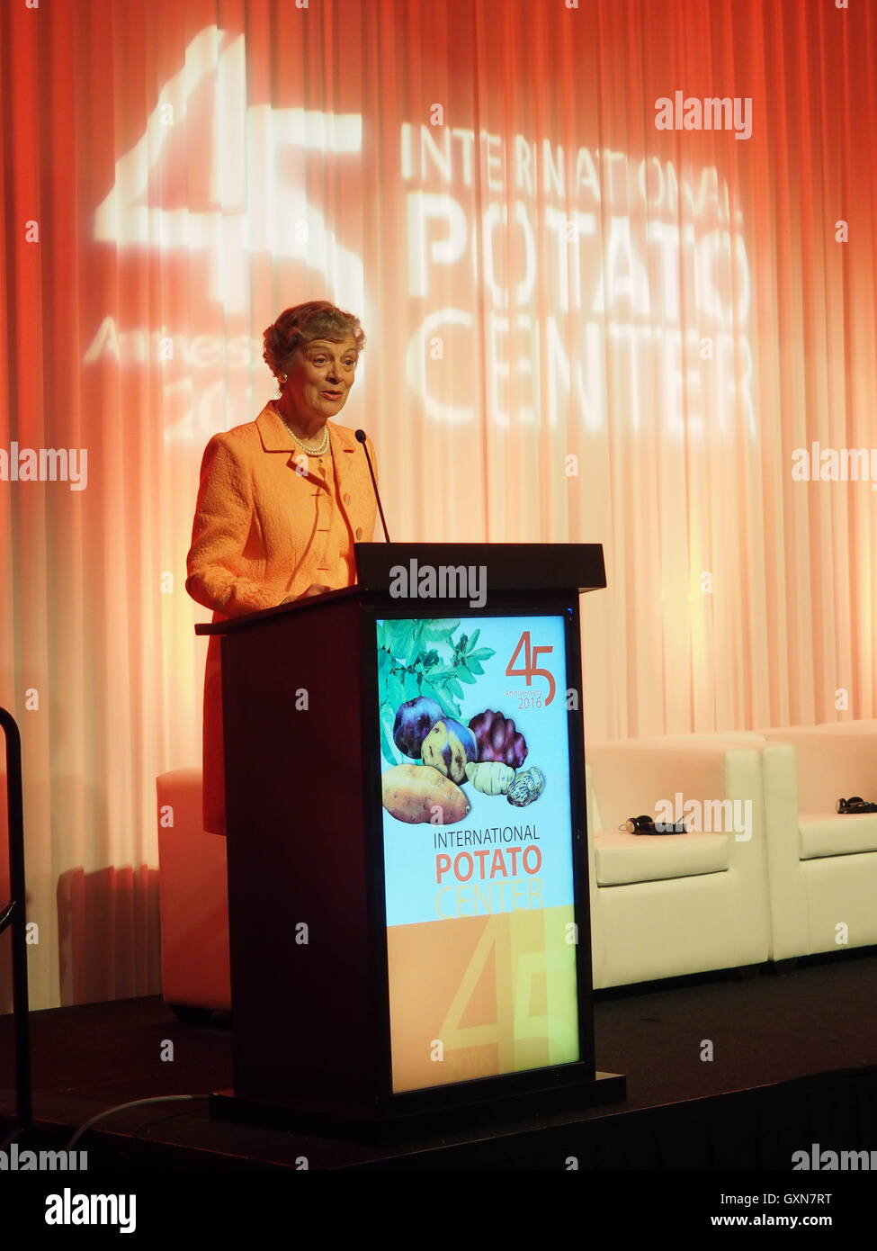 Lima Peru. September 16th, 2016. Nane Annan speech -The International ...