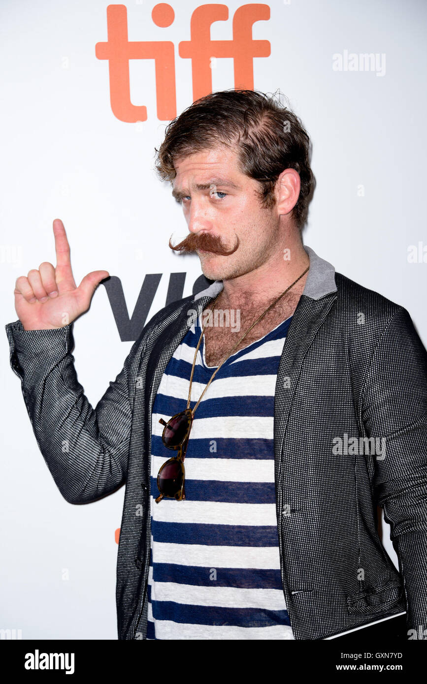 Toronto, Ontario, Canada. 16th Sep, 2016. Actor WALKER BABINGTON ...