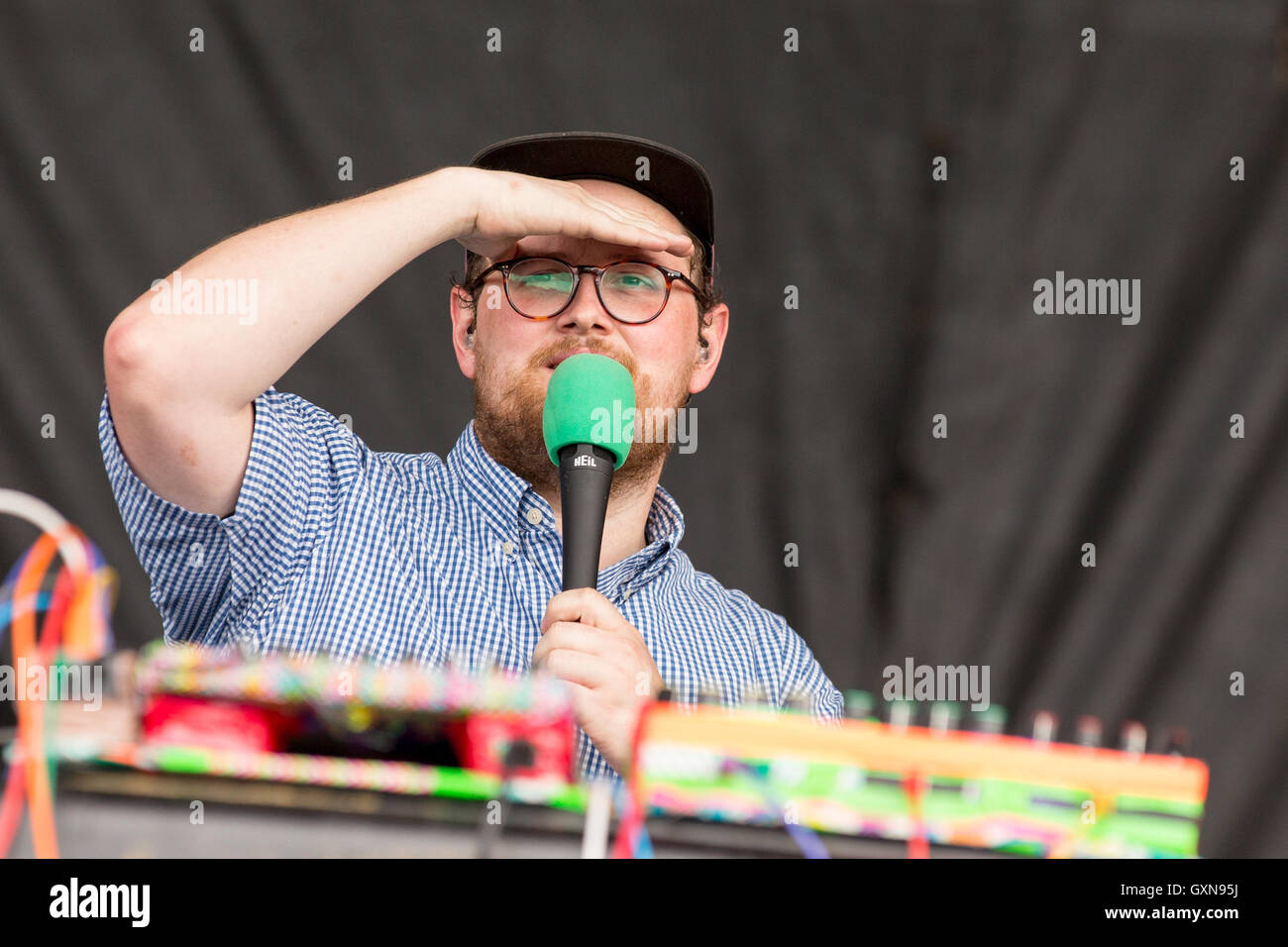 Chicago, Illinois, USA. 16th Sep, 2016. Musician DAN DEACON performs ...