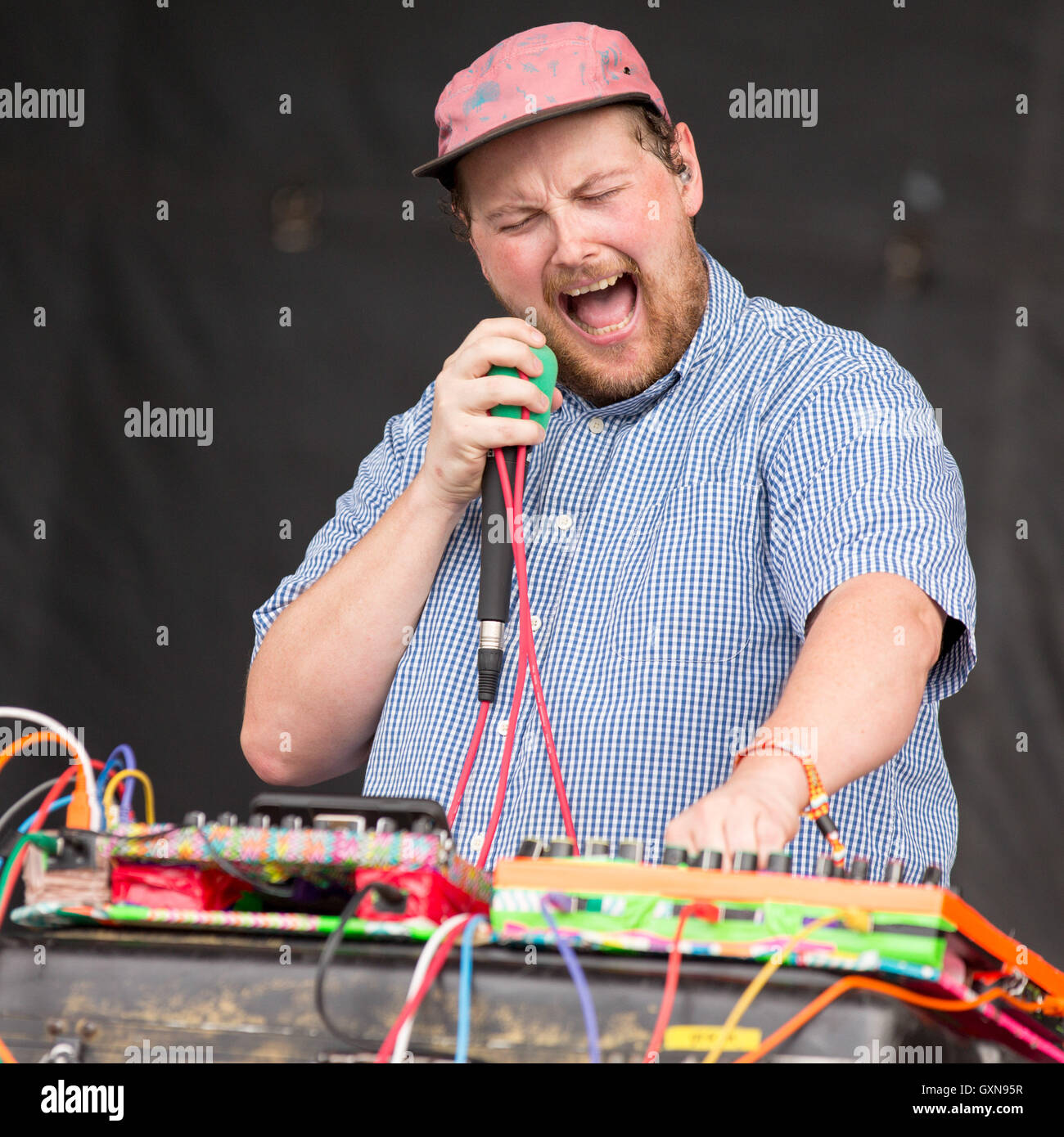 Chicago, Illinois, USA. 16th Sep, 2016. Musician DAN DEACON performs ...