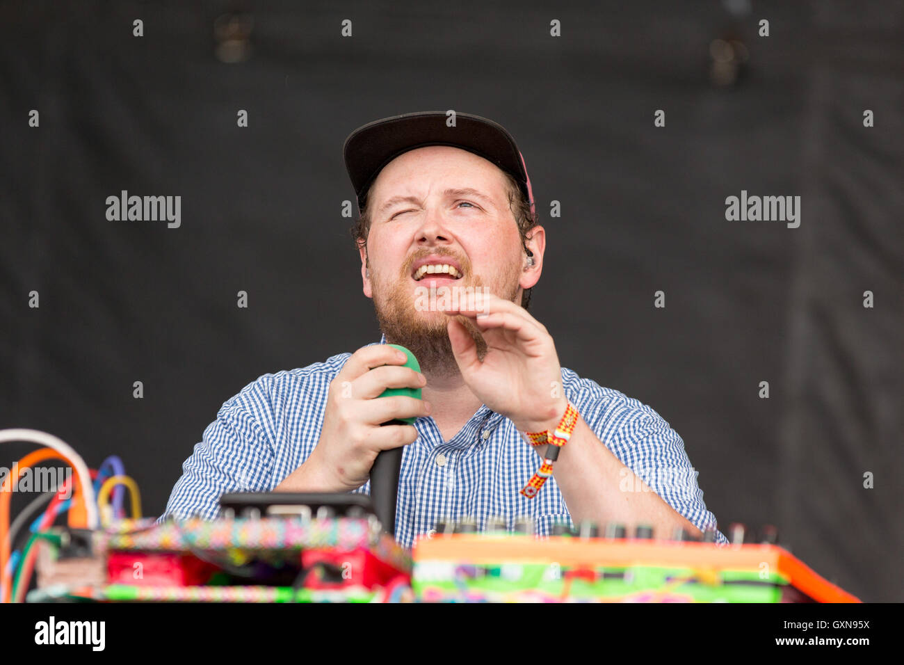 Chicago, Illinois, USA. 16th Sep, 2016. Musician DAN DEACON performs ...