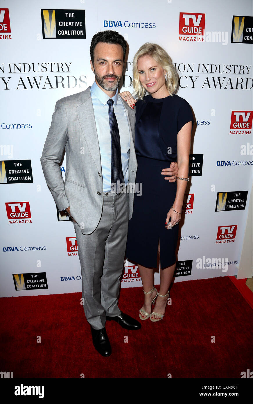 Los Angeles, Ca, USA. 16th Sep, 2016. (L-R) Reid Scott, and wife ...