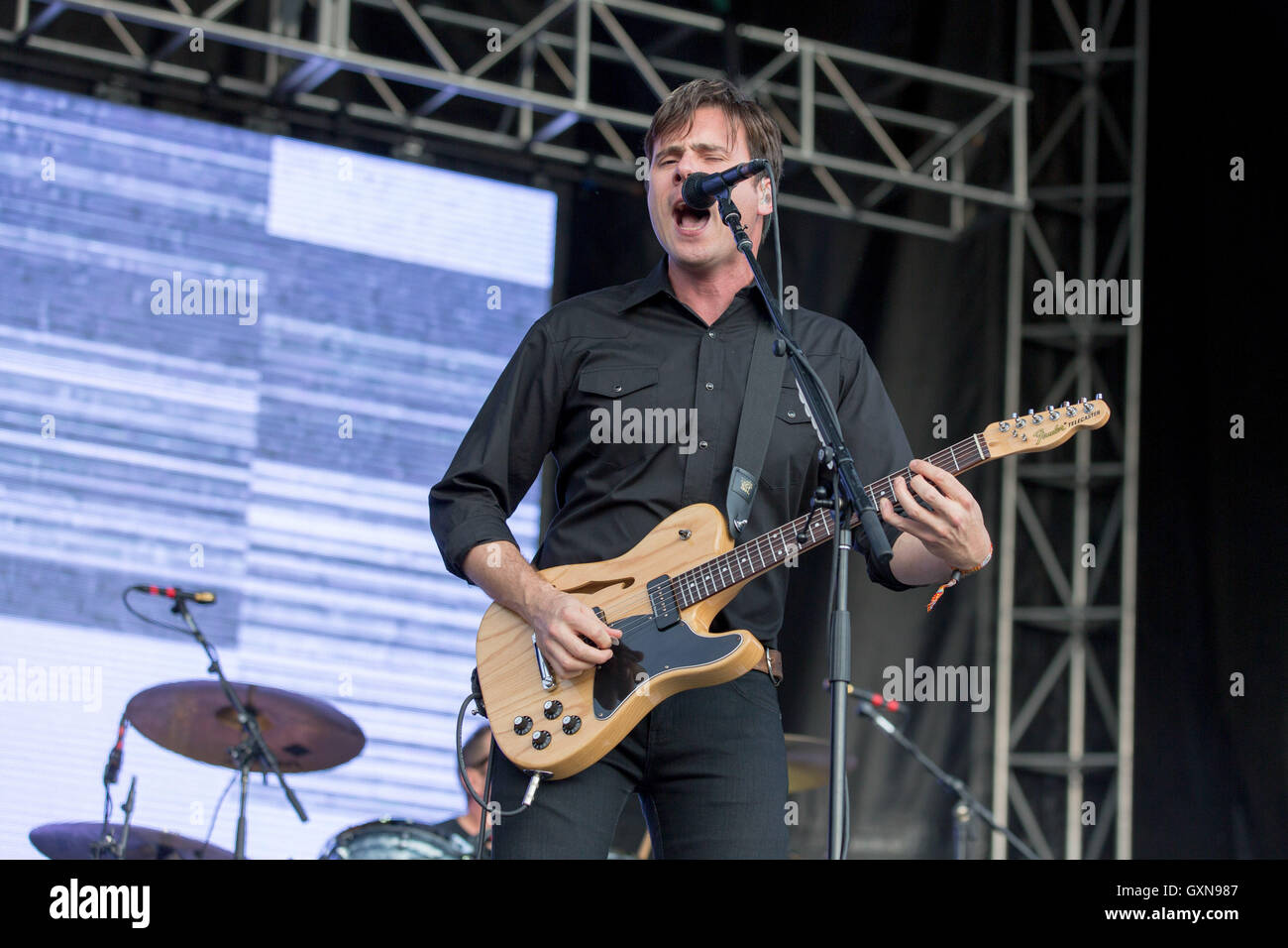 Chicago, Illinois, USA. 16th Sep, 2016. JIM ADKINS of Jimmy Eat World ...
