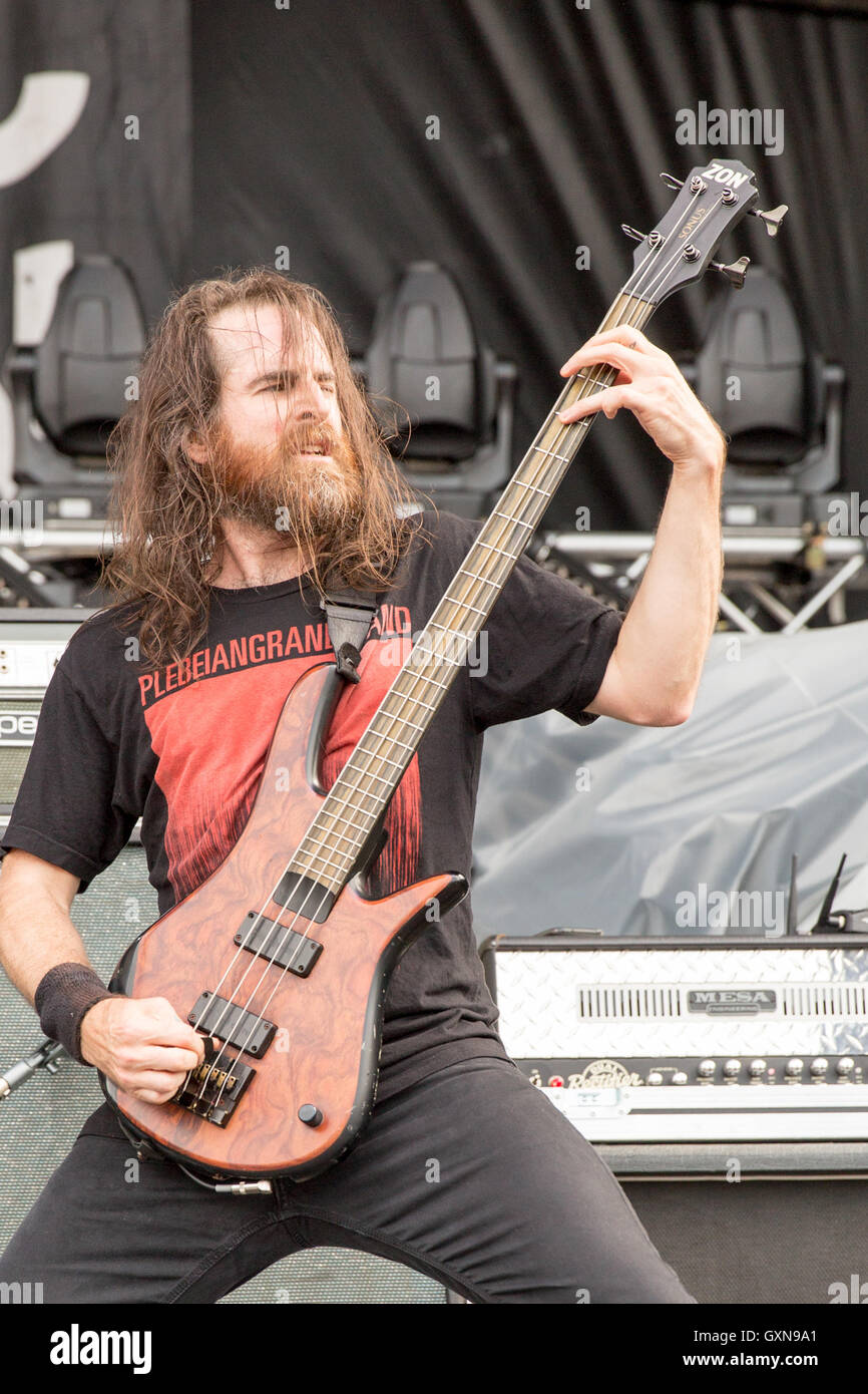 Chicago, Illinois, USA. 16th Sep, 2016. LIAM WILSON of Dillinger Escape ...