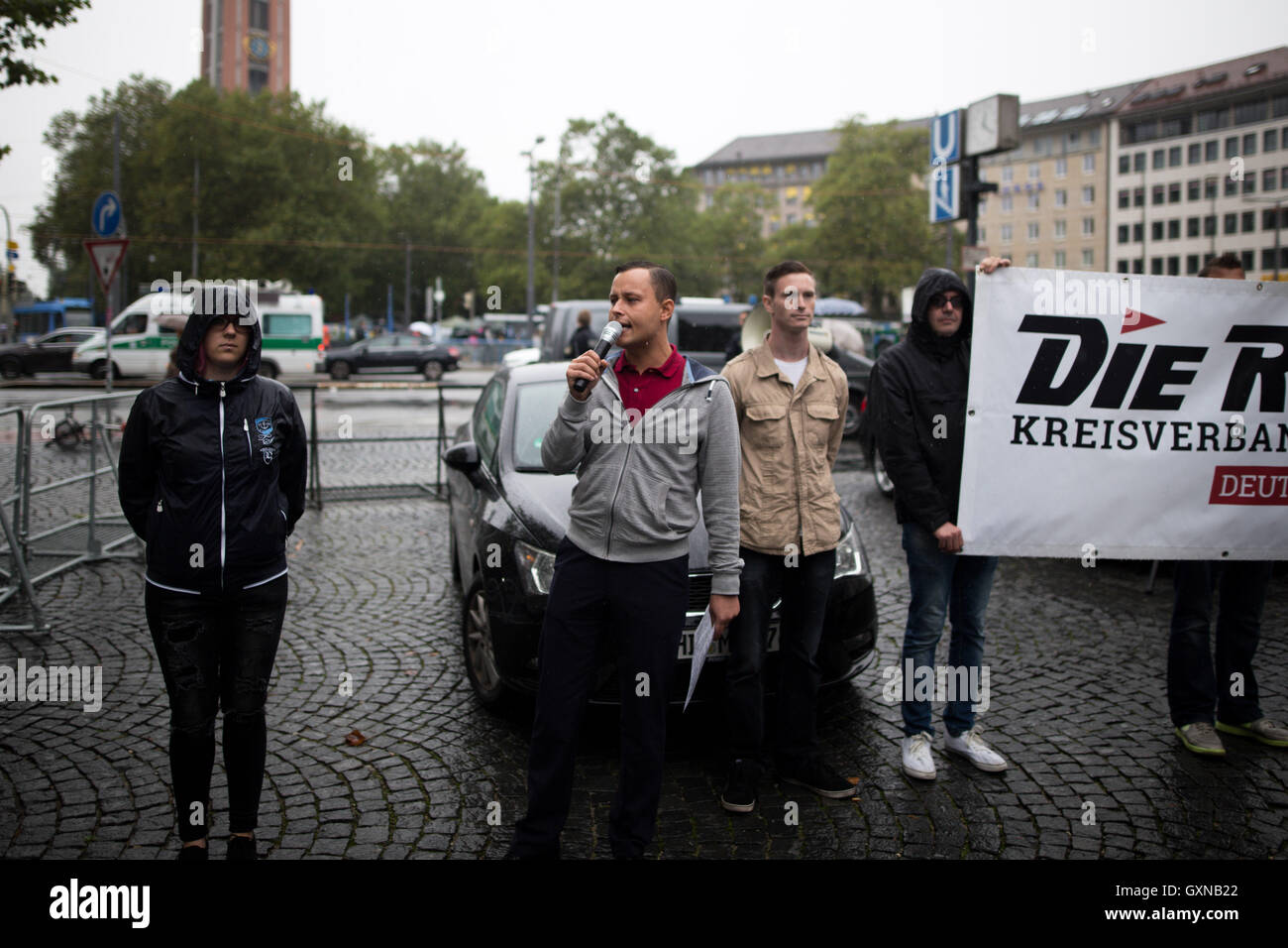 Munich, Germany. 17th September, 2016. Neonazi organisations such as ...