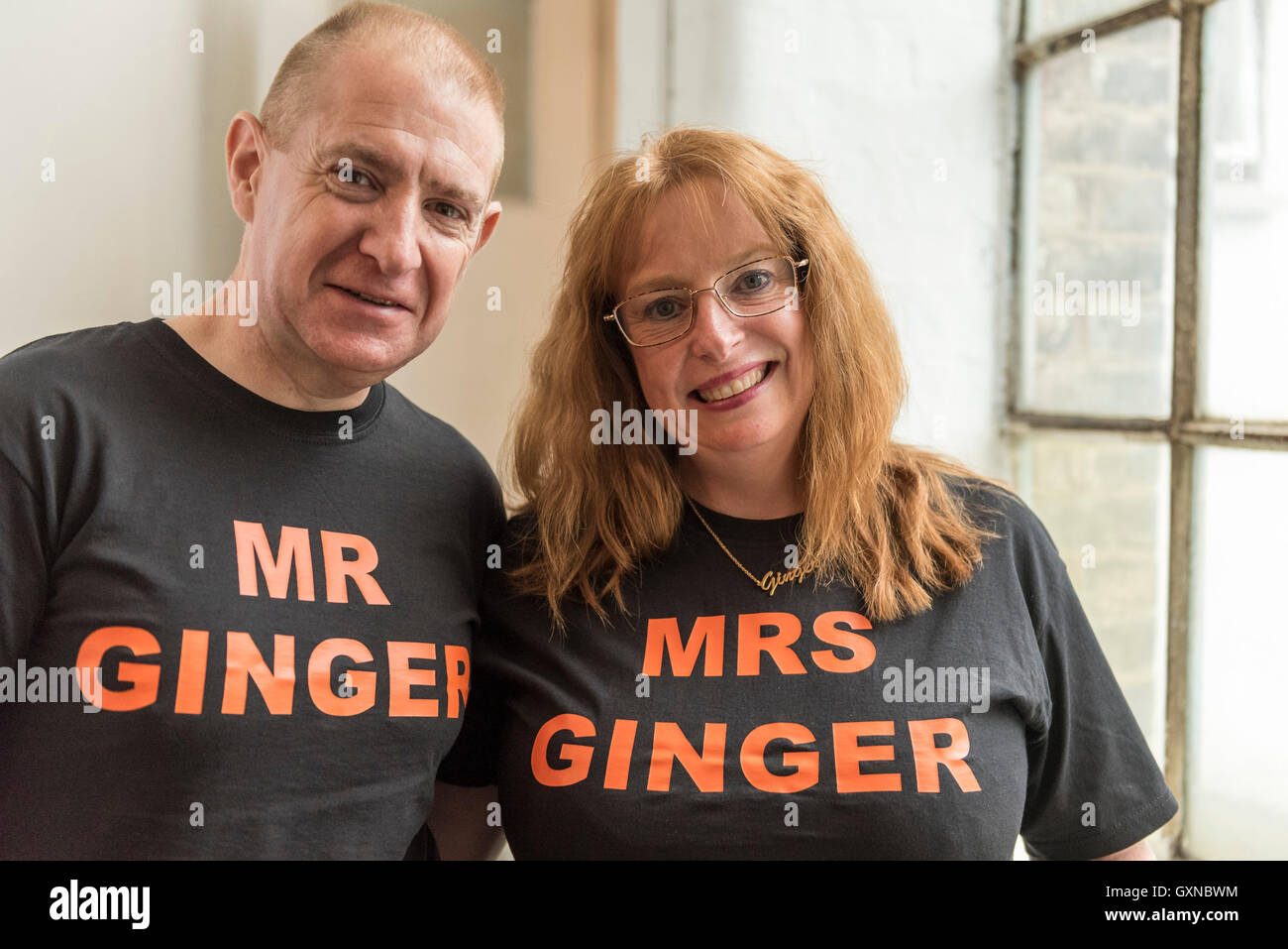 London, UK. 17th September, 2016. A couple from Nottingham, Andy and ...
