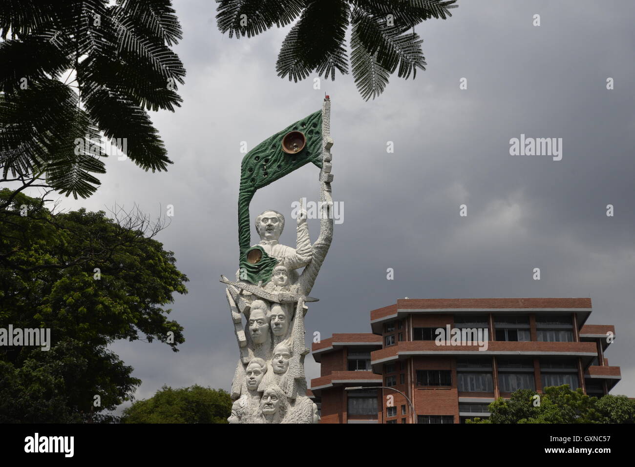 Dhaka, Bangladesh. 17th September, 2016. The sculptures Terrace ...