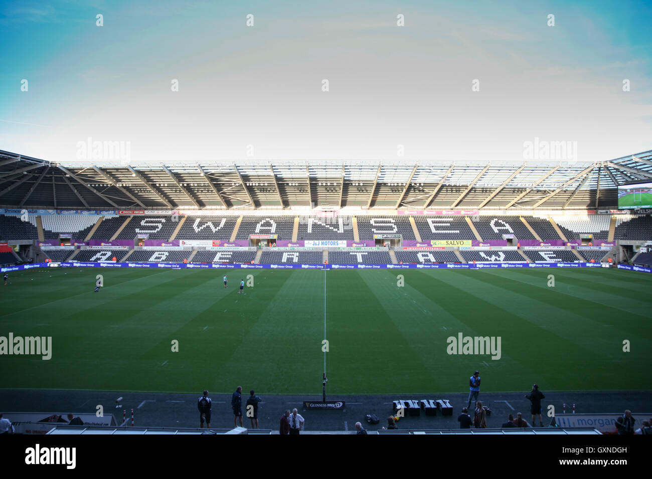 The Liberty Stadium, Swansea, Wales, UK. 17the September 2016. The ...