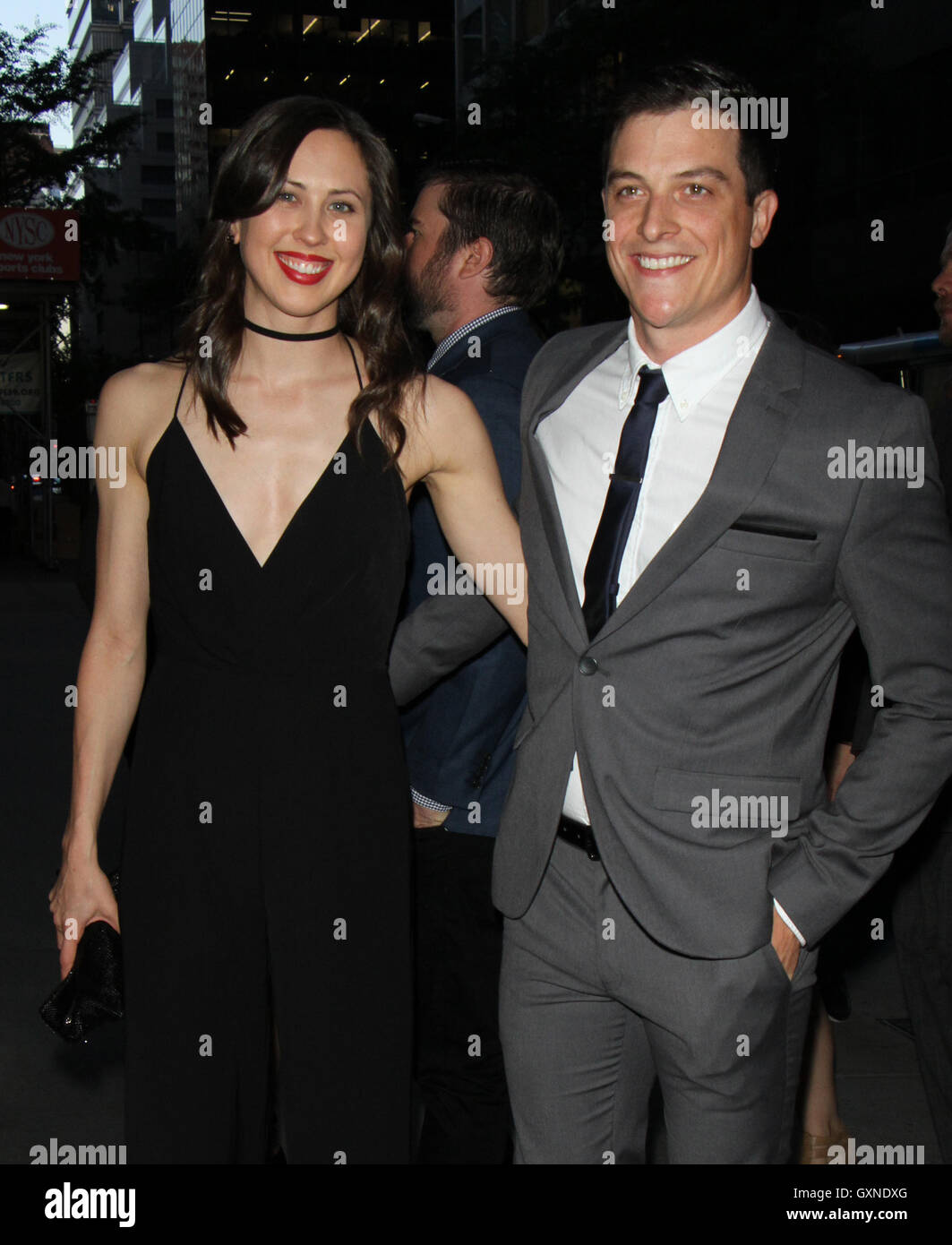 NEW YORK, NY-September 16:Lauren Longwell and James Macka at Amazon ...