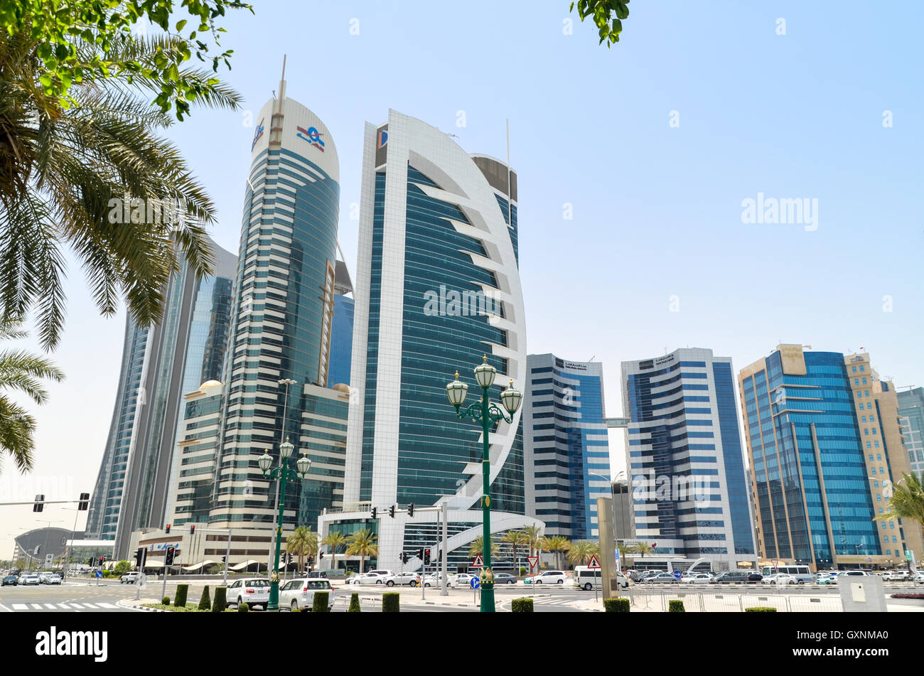 Doha Skyline High Resolution Stock Photography and Images - Alamy
