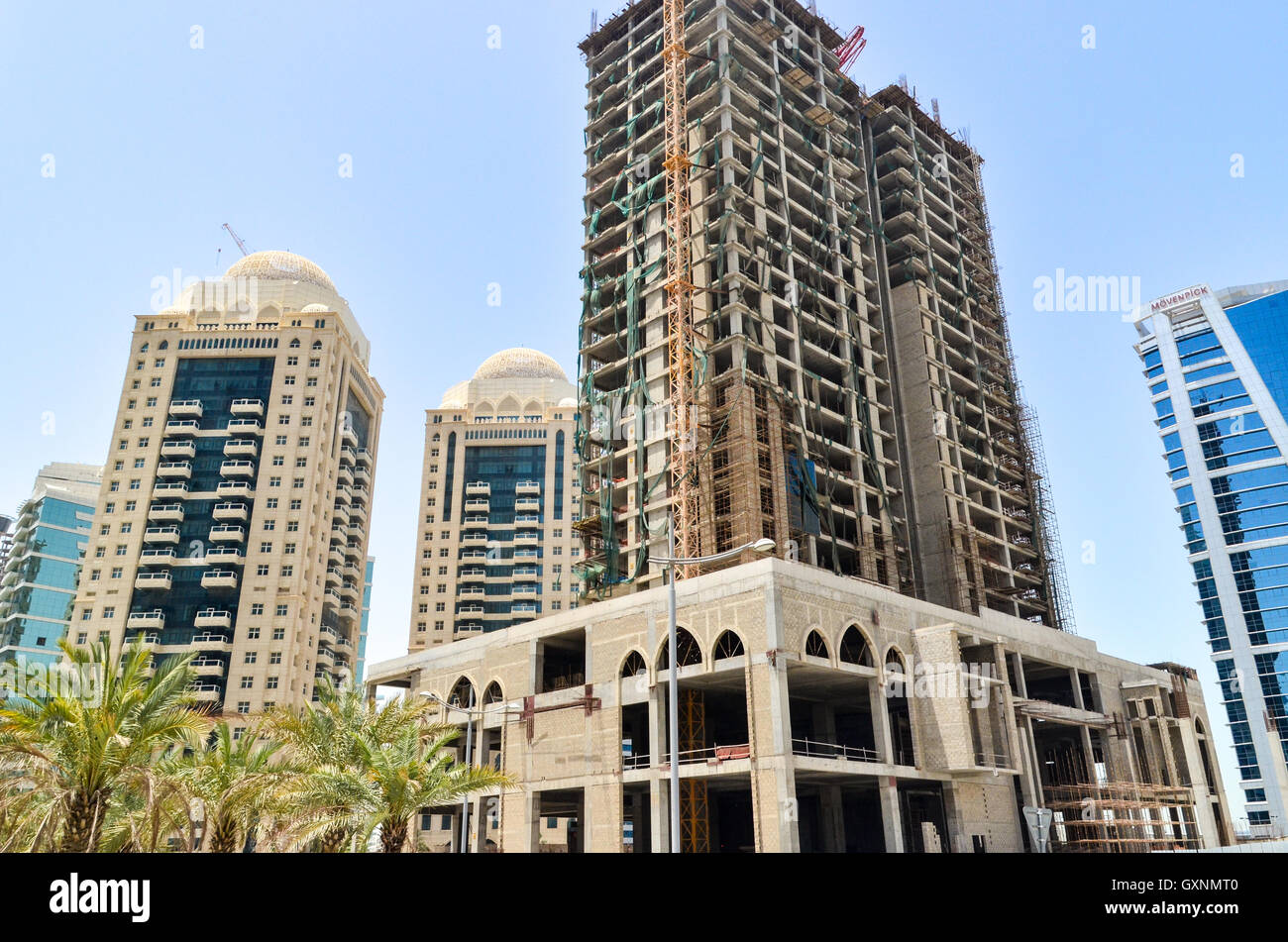 High rise building in doha hi-res stock photography and images - Alamy