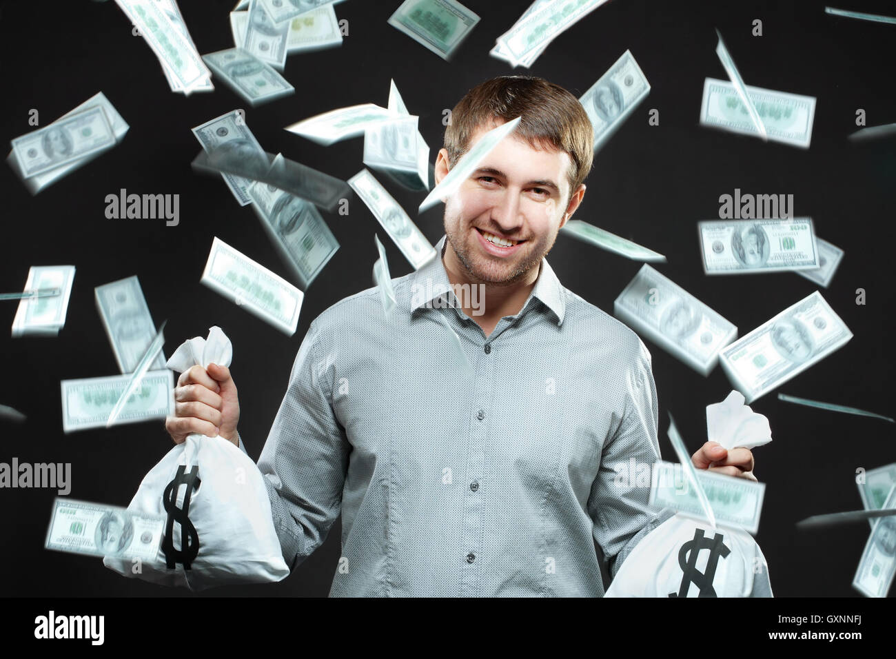 I m rich Stock Photo - Alamy