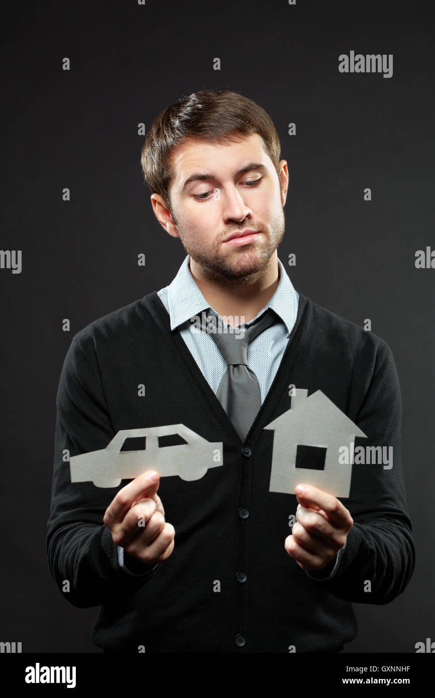 Black shapes house hi-res stock photography and images - Alamy