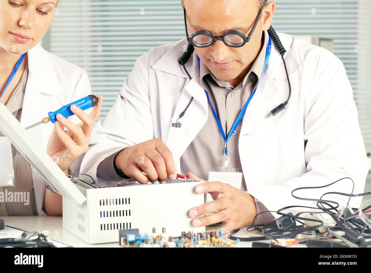 Mad engineer hi-res stock photography and images - Alamy