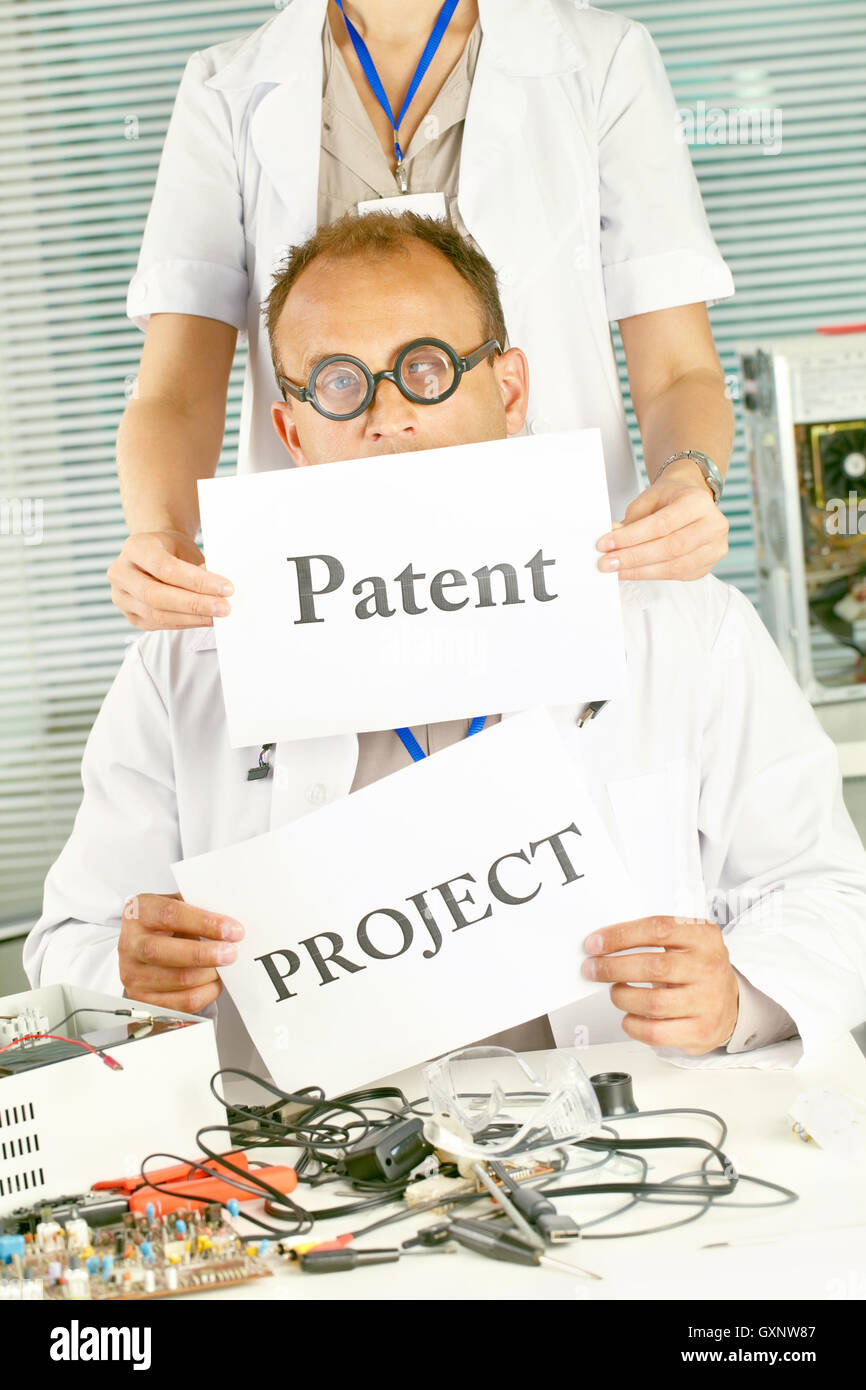 Patent and project Stock Photo - Alamy