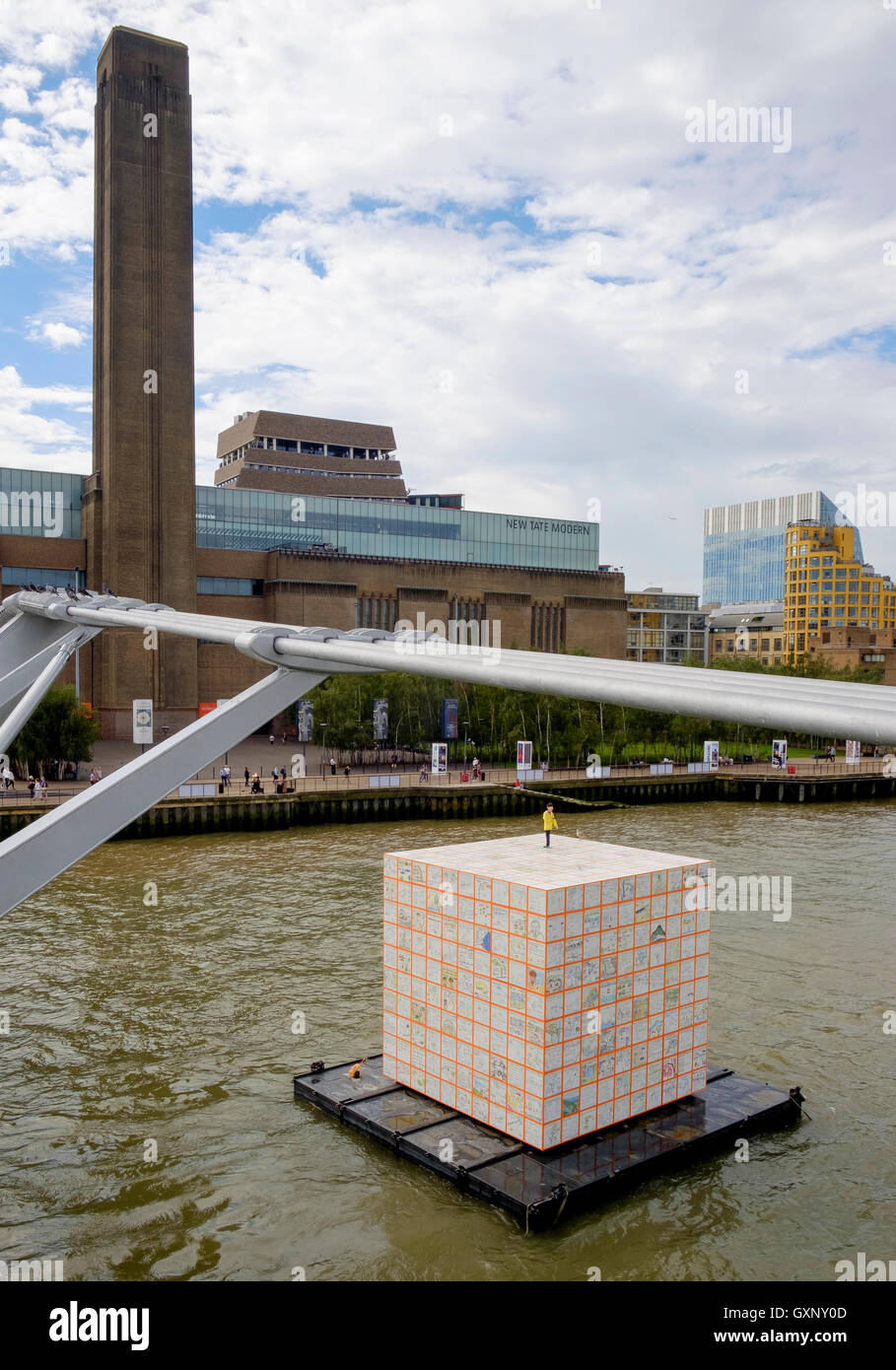 Floating Dreams by Ik-Joong Kang, floating sculptural installation art ...