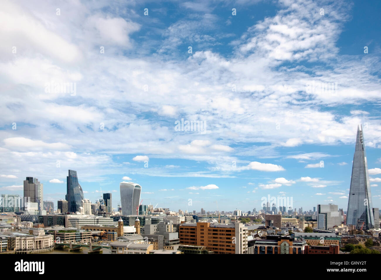 London city skyline from south hi-res stock photography and images - Alamy