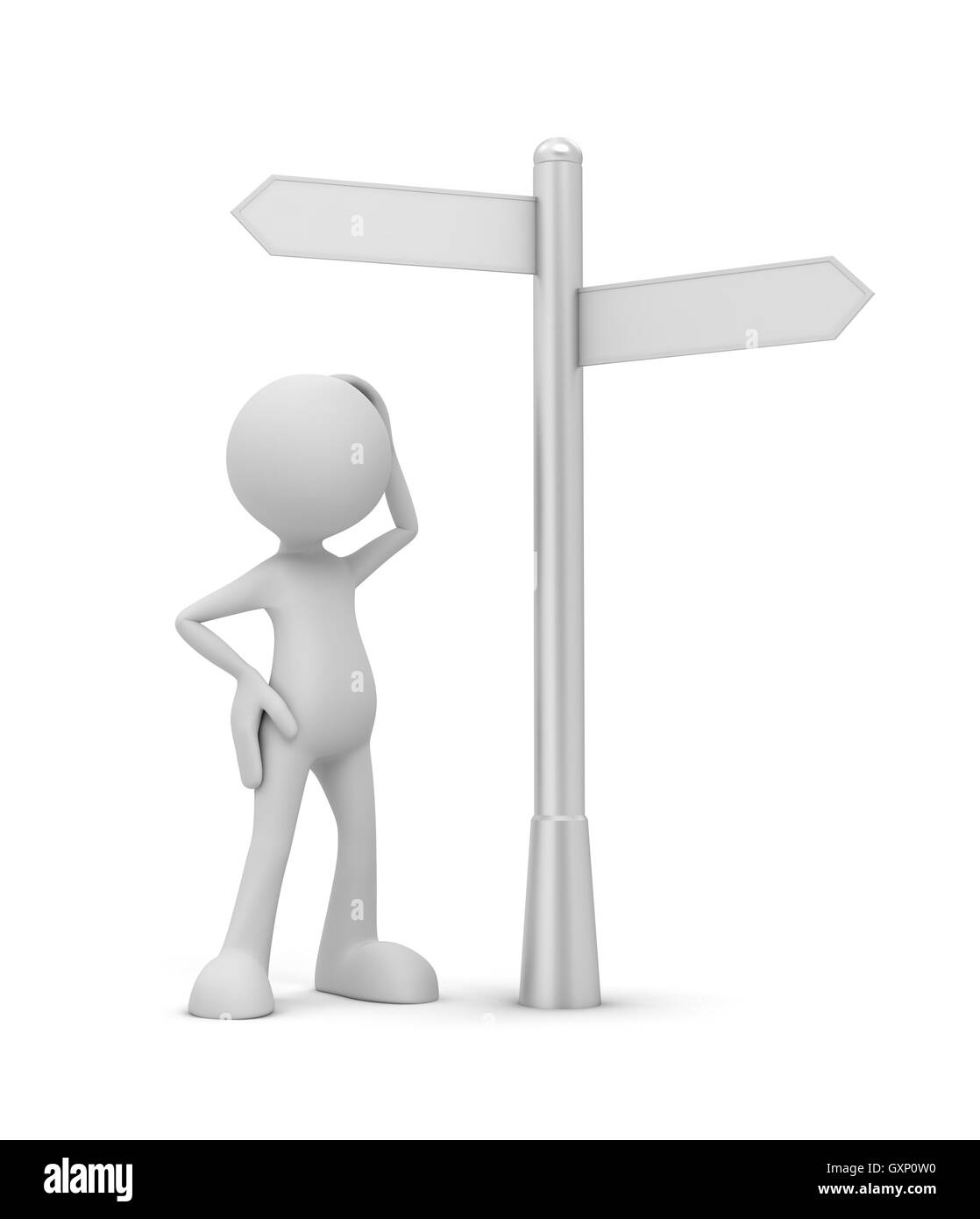 Which direction concept Black and White Stock Photos & Images - Alamy