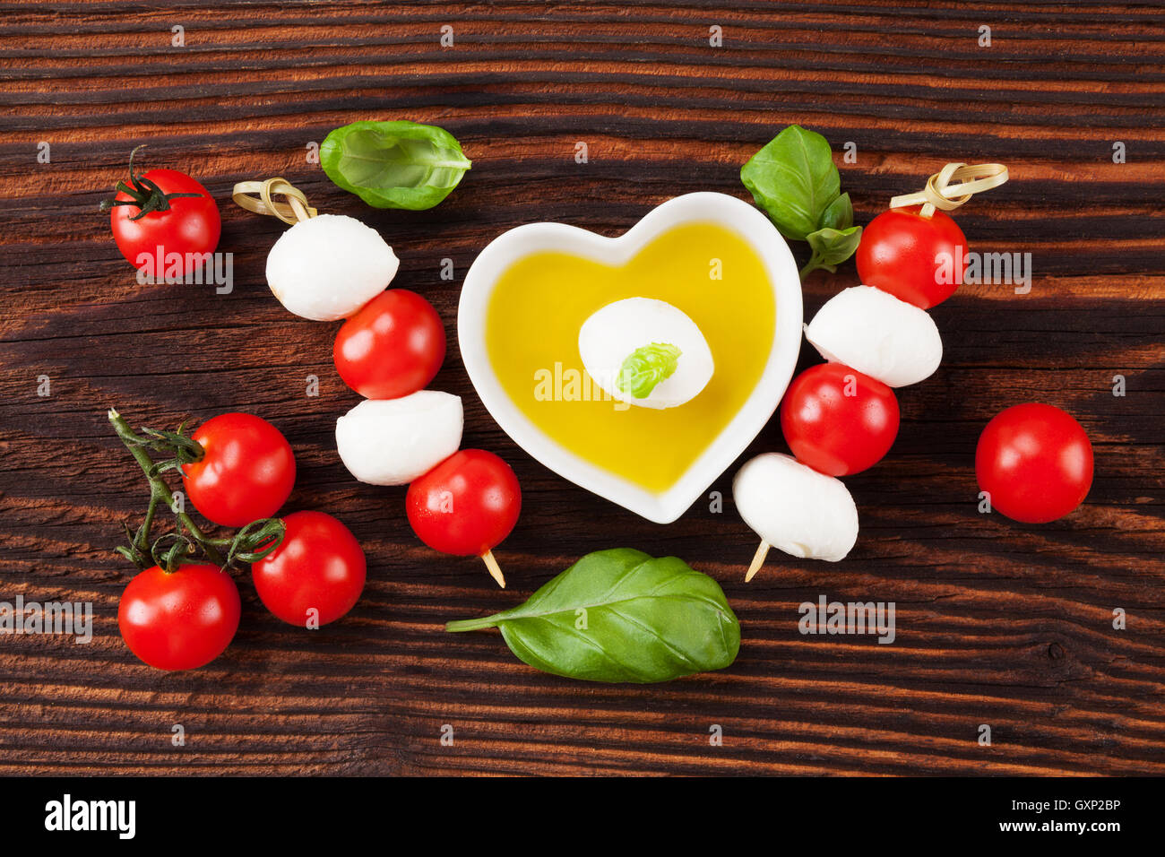 Delicious fresh caprese mozzarella hi-res stock photography and images ...