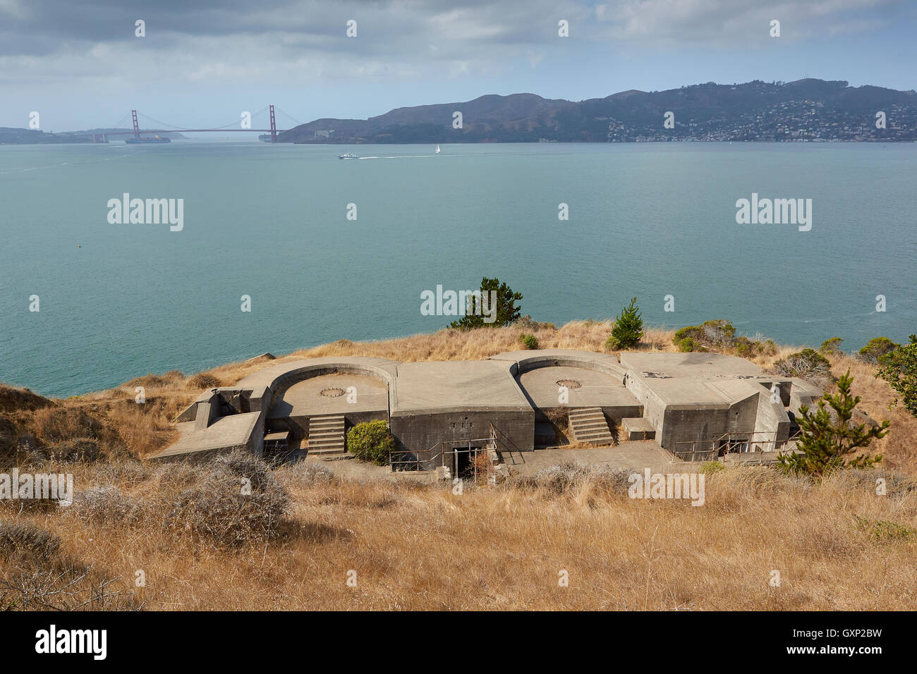 Battery Ledyard Gun Emplacement On Angel Island, San Francisco ...