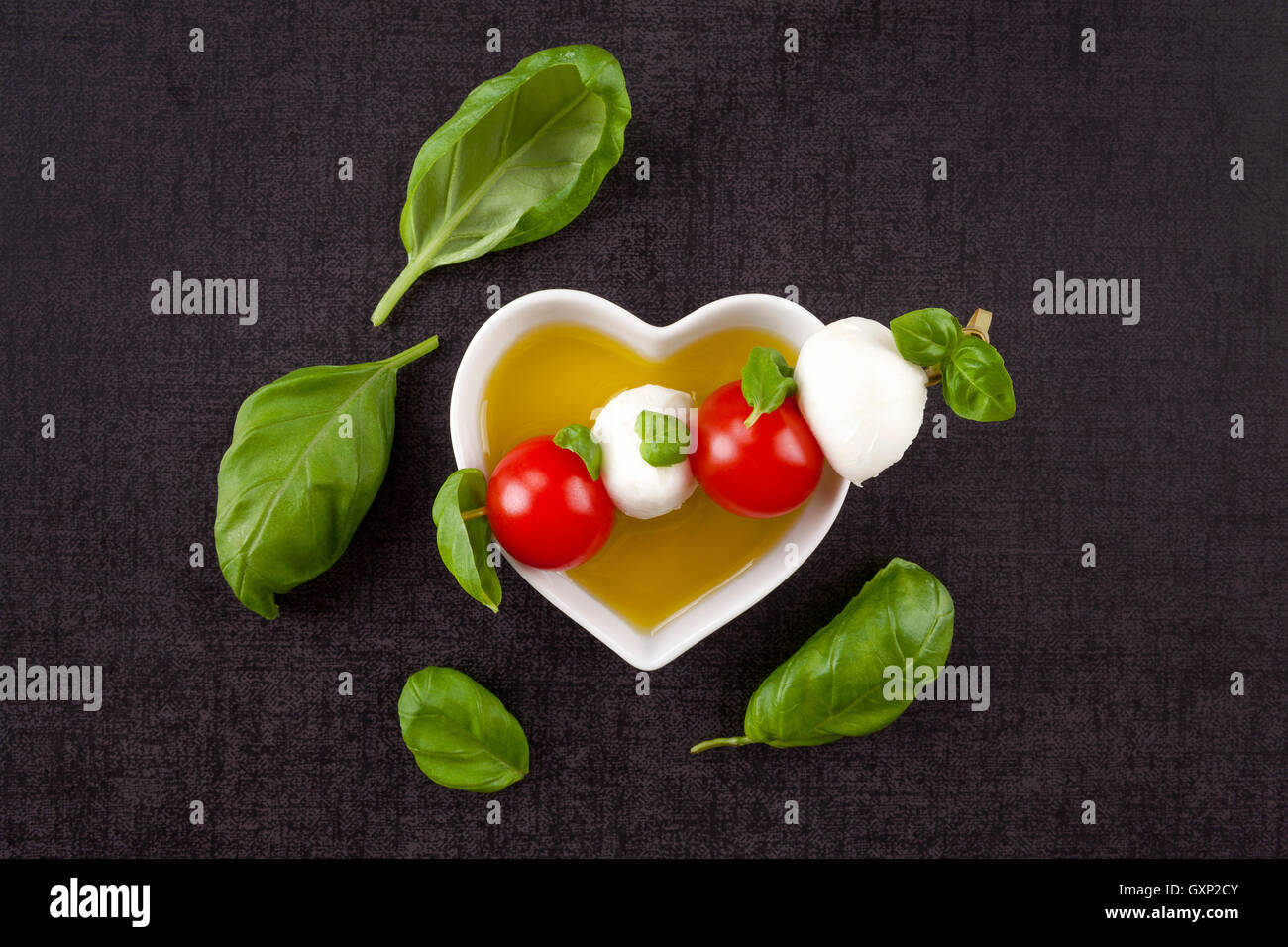 Delicious fresh caprese mozzarella hi-res stock photography and images ...