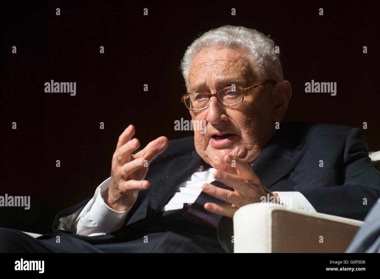 Former U.S. Secretary of State and presidential advisor Henry Kissinger ...