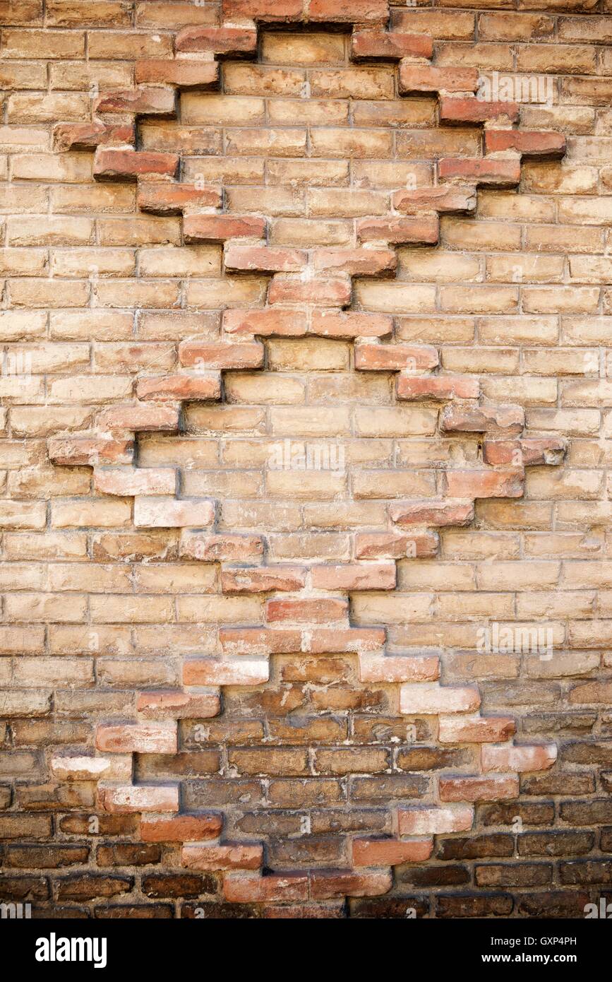 Background created with a old brick wall Stock Photo - Alamy