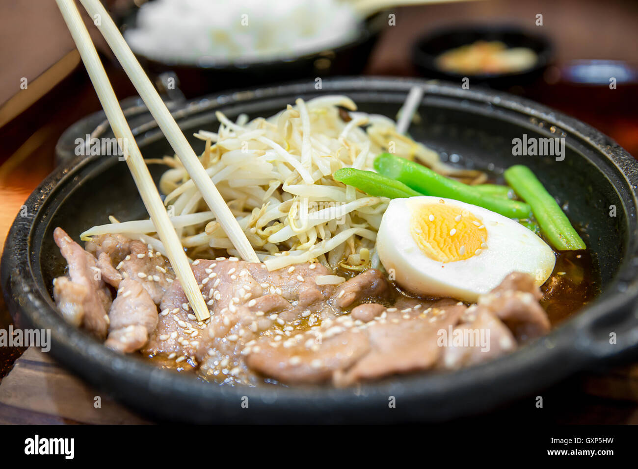 Korean plate hi-res stock photography and images - Alamy