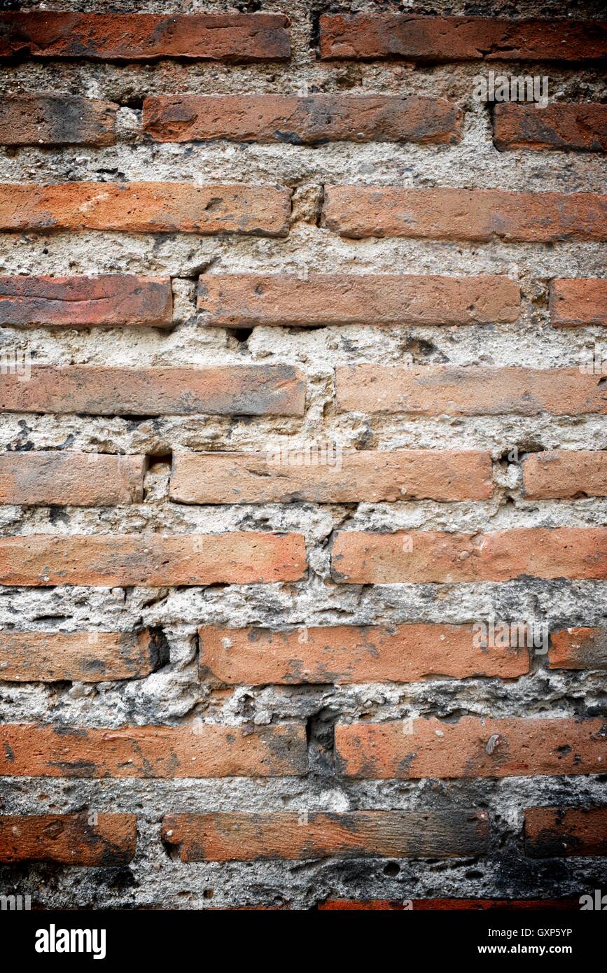 Background created with a old brick wall Stock Photo - Alamy