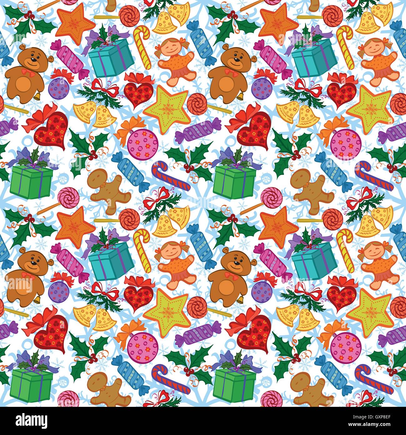 Christmas seamless background Stock Vector Image & Art - Alamy