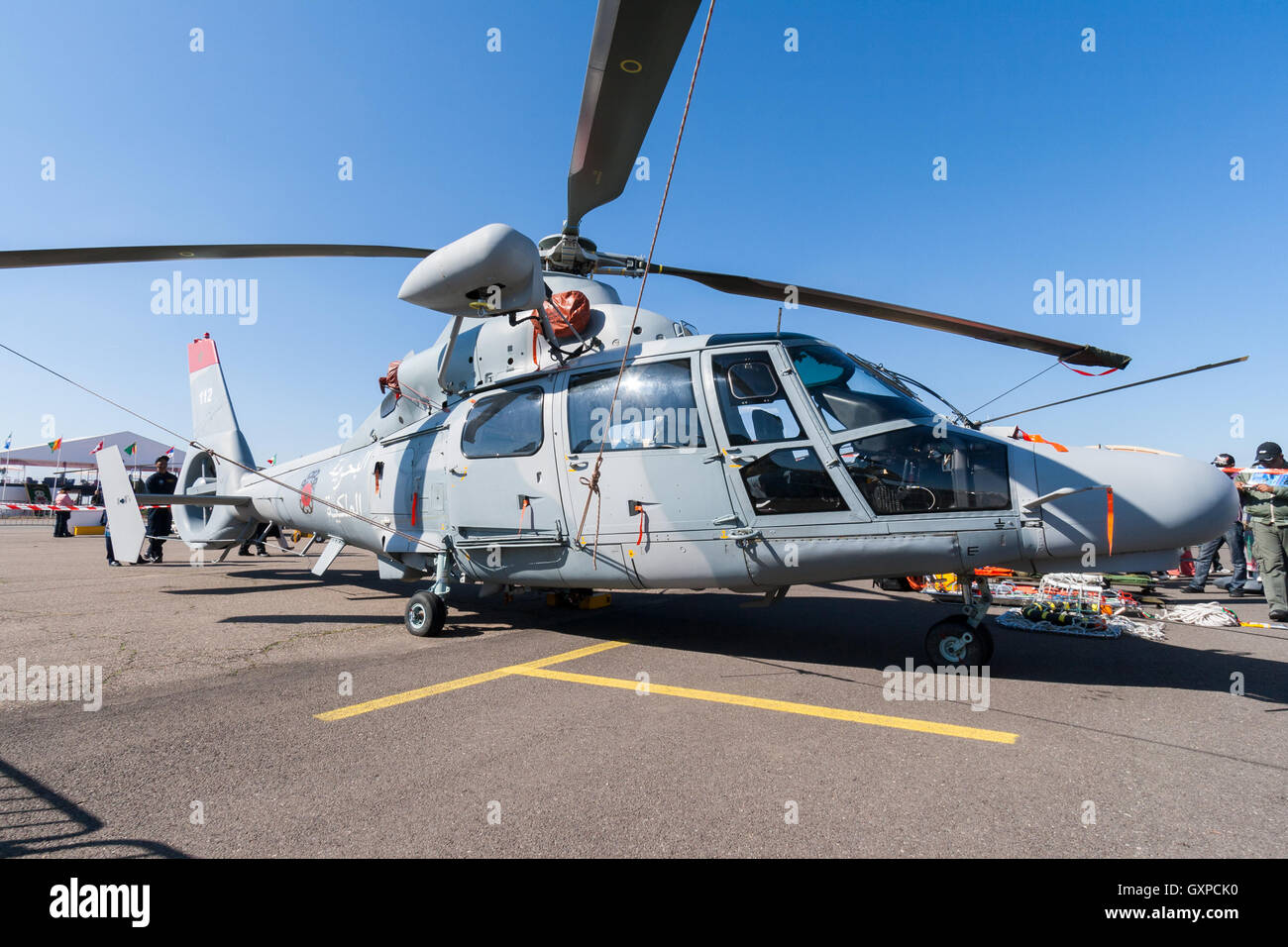 Royal Moroccan Navy Eurocopter AS 365 N2 Dauphin Stock Photo - Alamy
