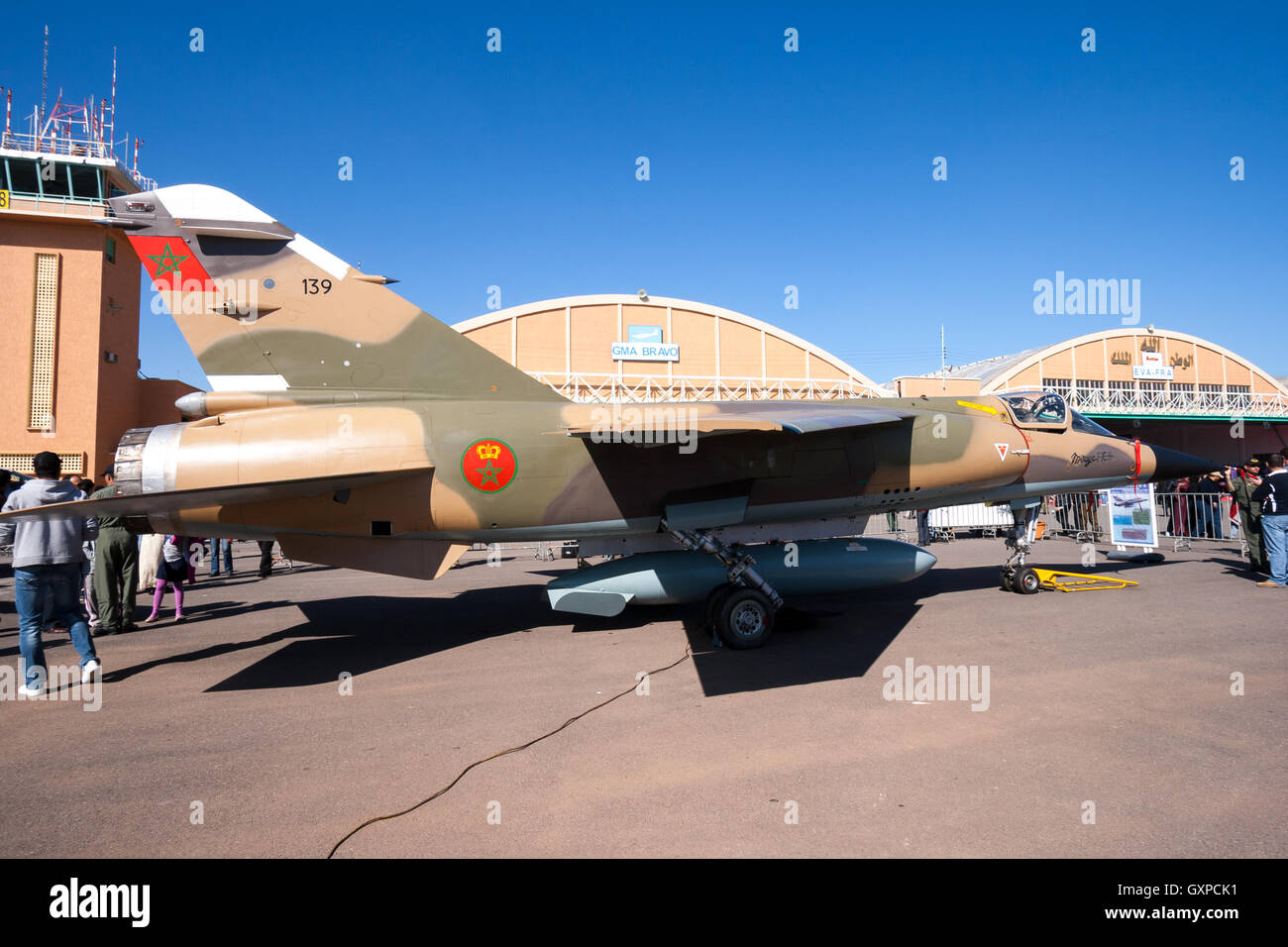 Royal Moroccan Air Force Dassault Mirage fighter jet Stock Photo - Alamy