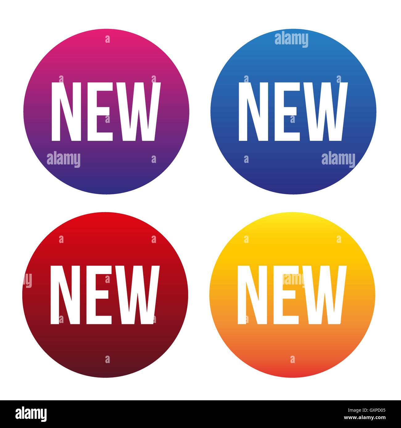 New web button vector set Stock Vector Image & Art - Alamy