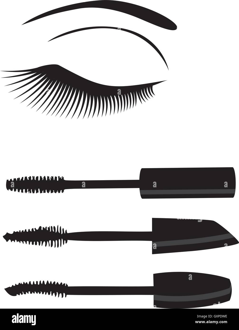 Beautiful blue eye long eyelashes hi-res stock photography and images ...