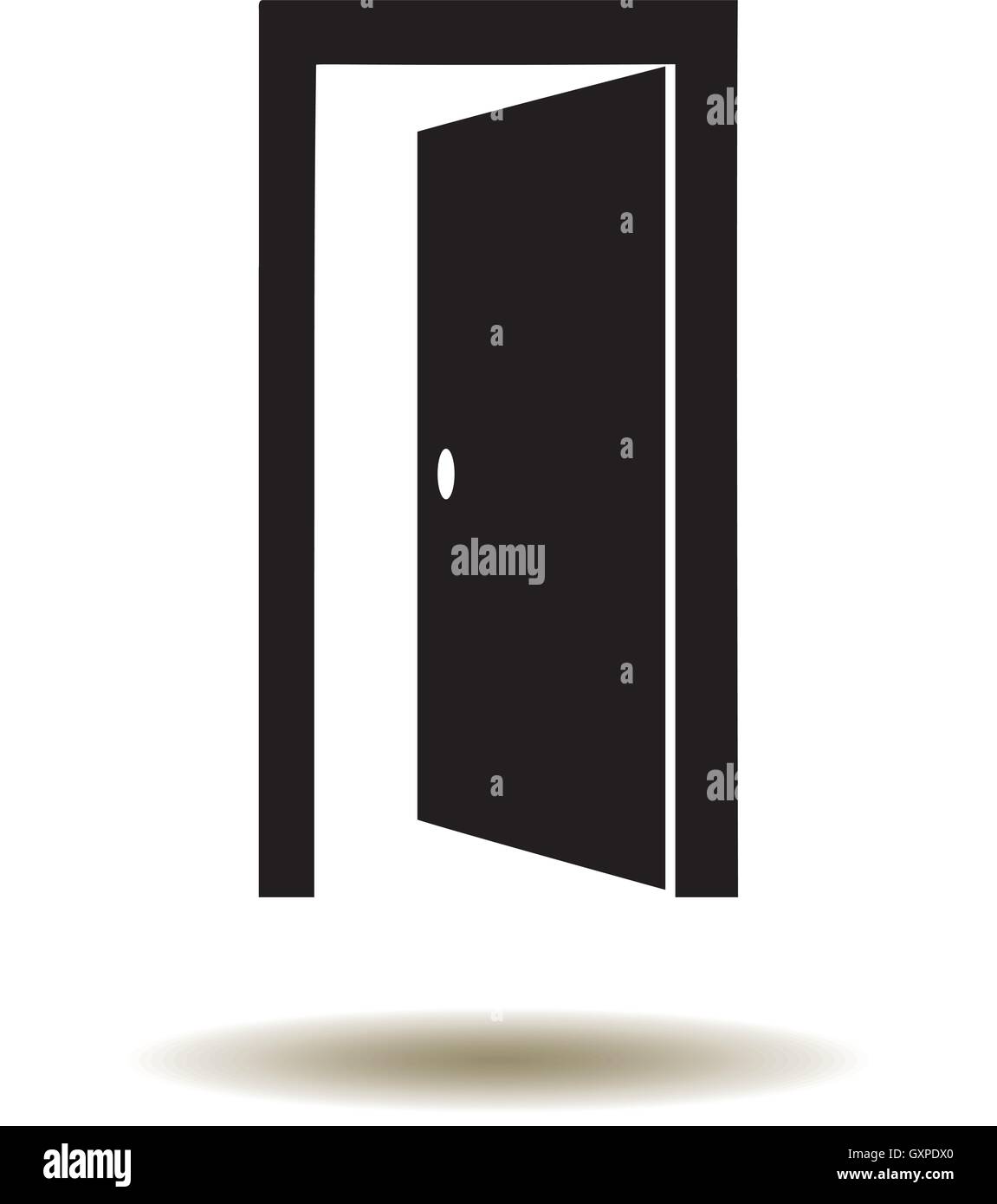 Vector Door Icon Stock Vector Image & Art - Alamy