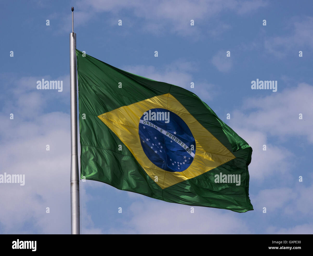 Brazilian national flag hi-res stock photography and images - Alamy