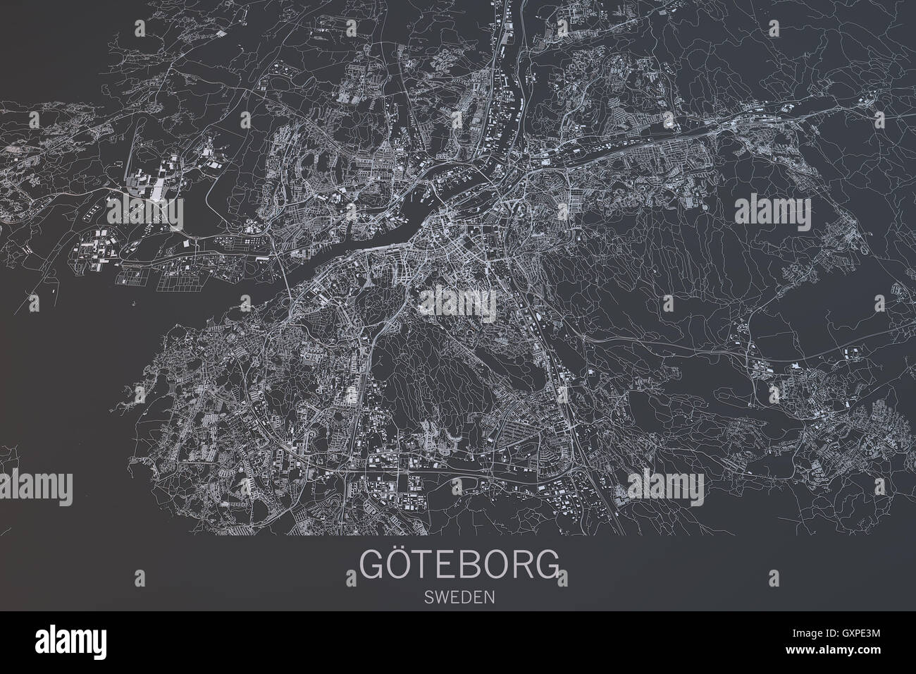 Sweden goteborg map hi-res stock photography and images - Alamy