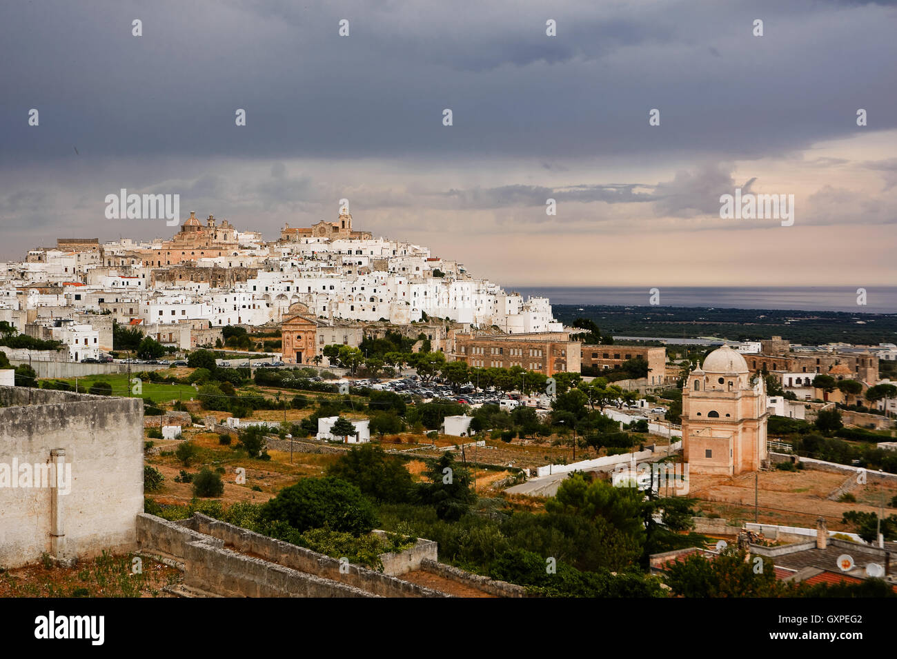 Ostuni medieval village hi-res stock photography and images - Alamy