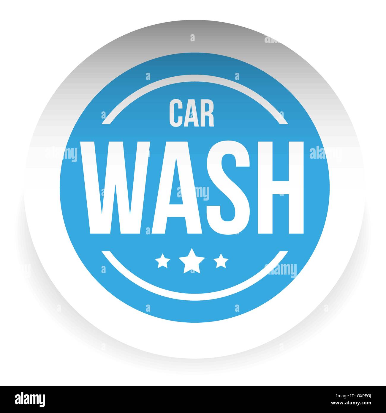 Car wash button icon vector hi-res stock photography and images - Alamy