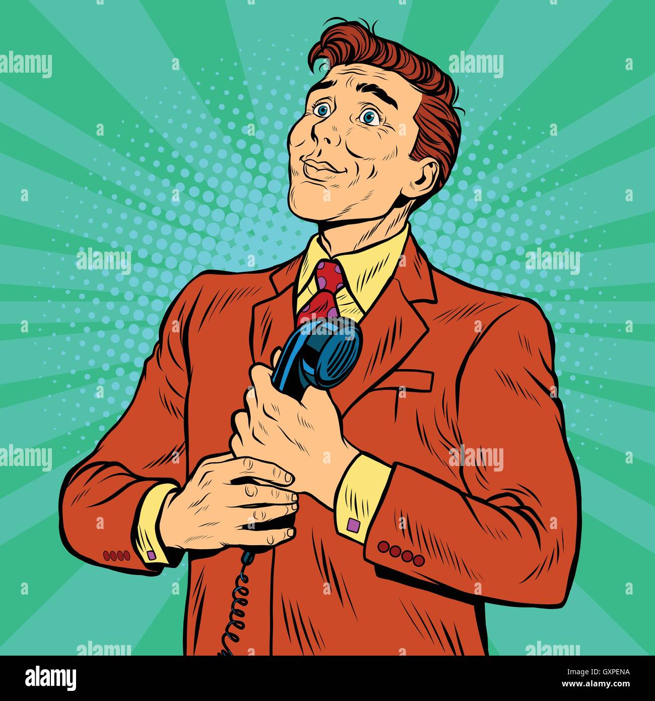 Good call lucky man Stock Vector Image & Art - Alamy
