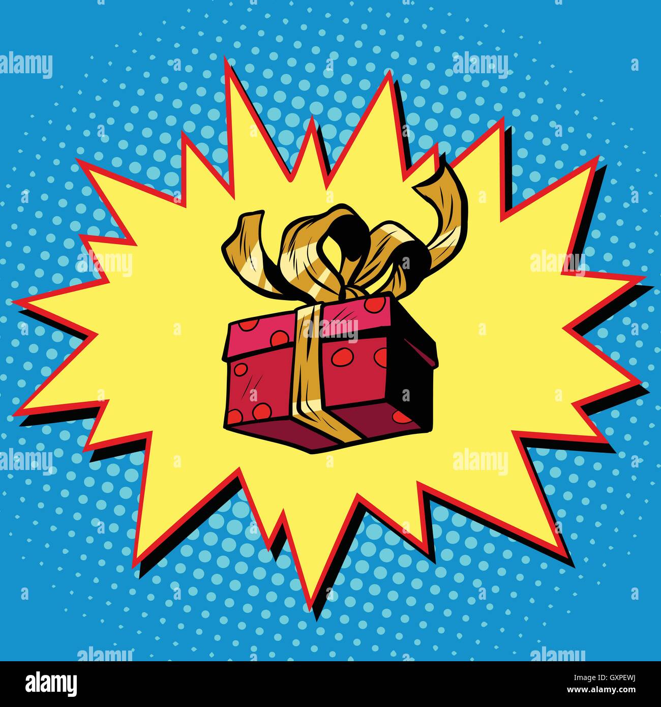 Elegant gift box Stock Vector Images - Alamy