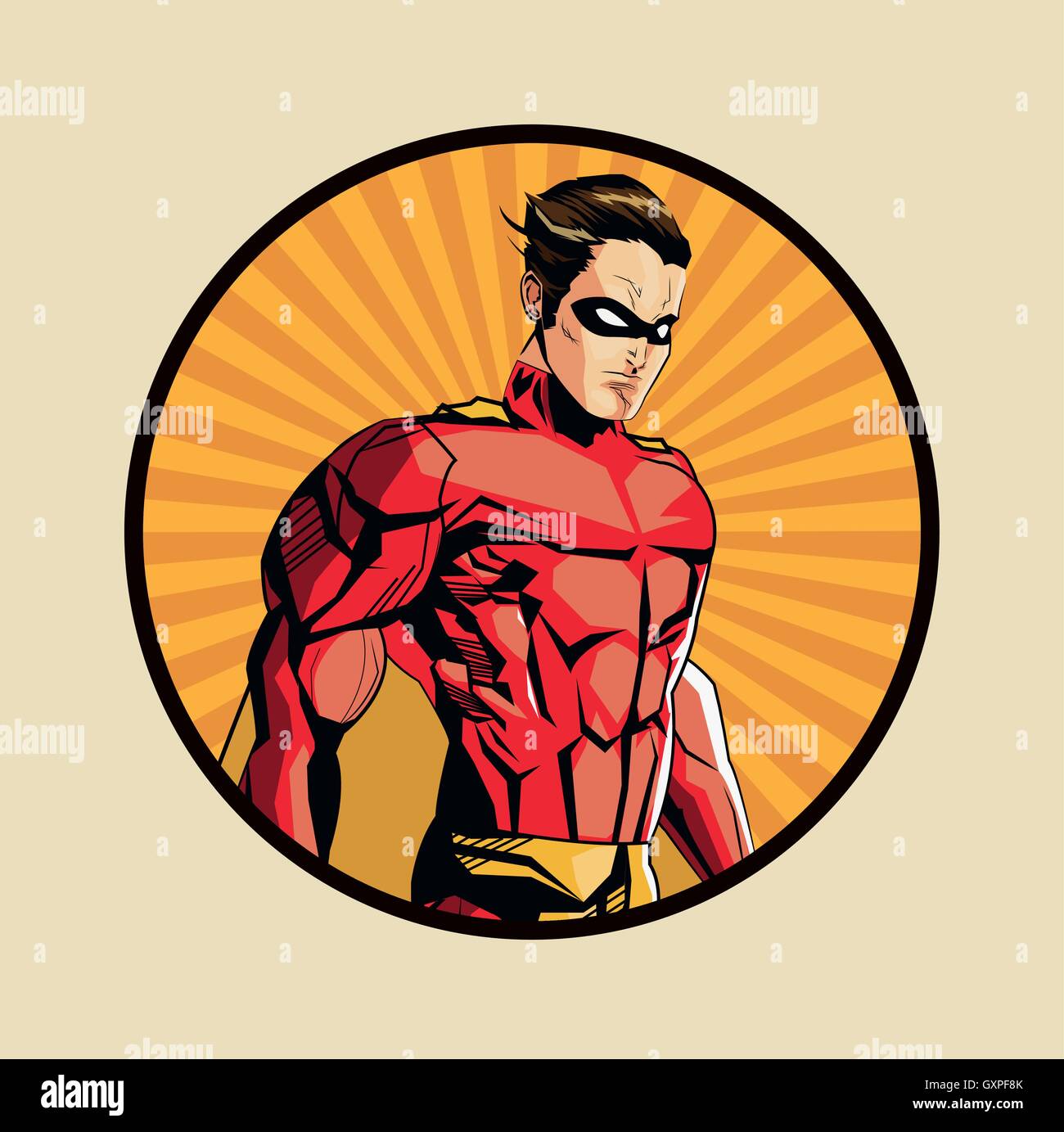 Superhero man cartoon design Stock Vector Image & Art - Alamy