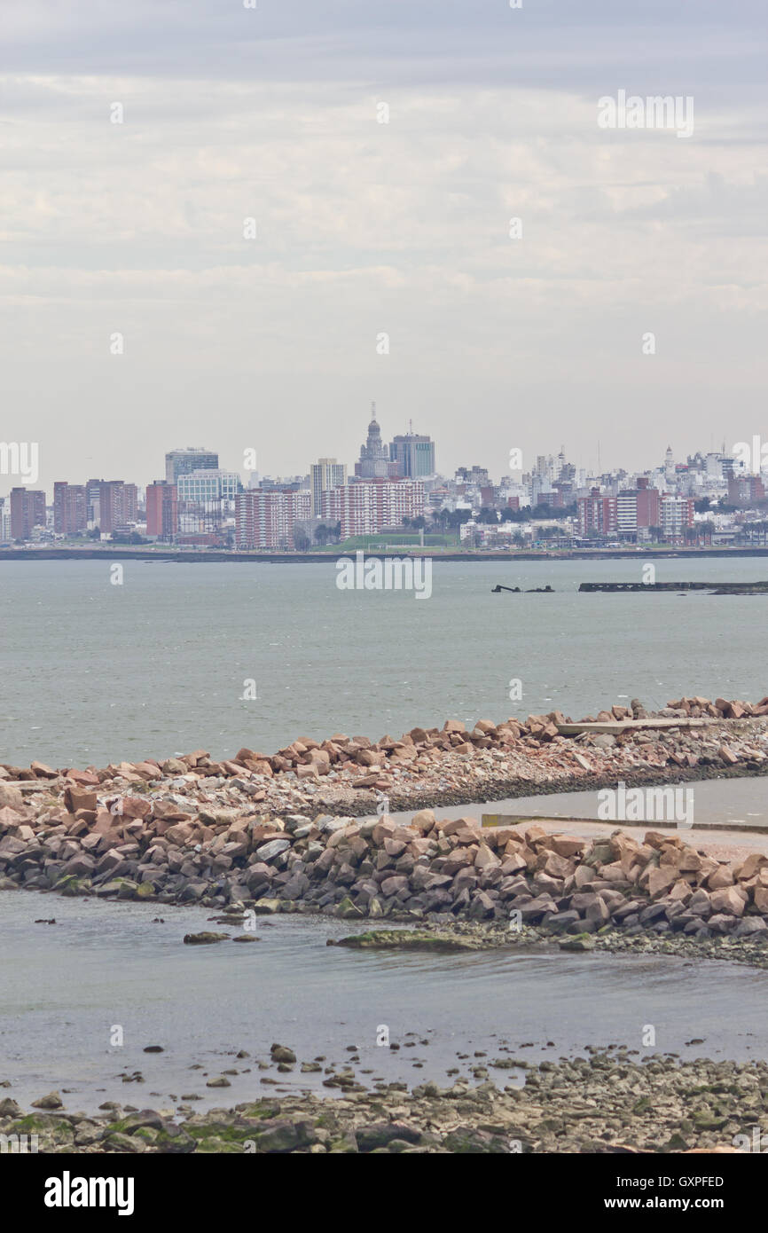 Uruguay montevideo city bay view hi-res stock photography and images ...