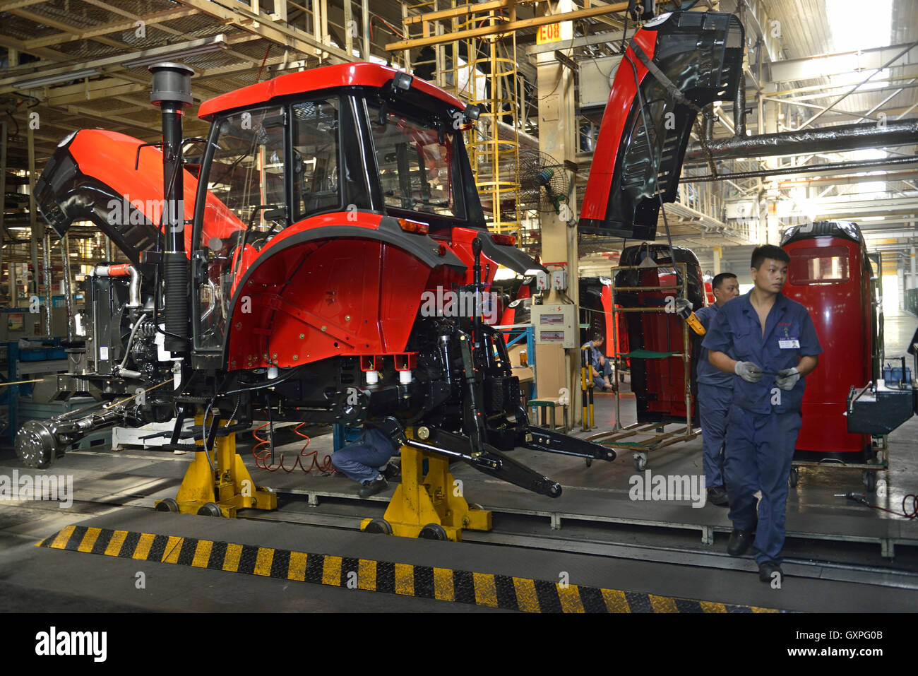 Manufacturing plant of YTO (Luoyang) Diesel Engine Co.,Ltd. in Luoyang ...